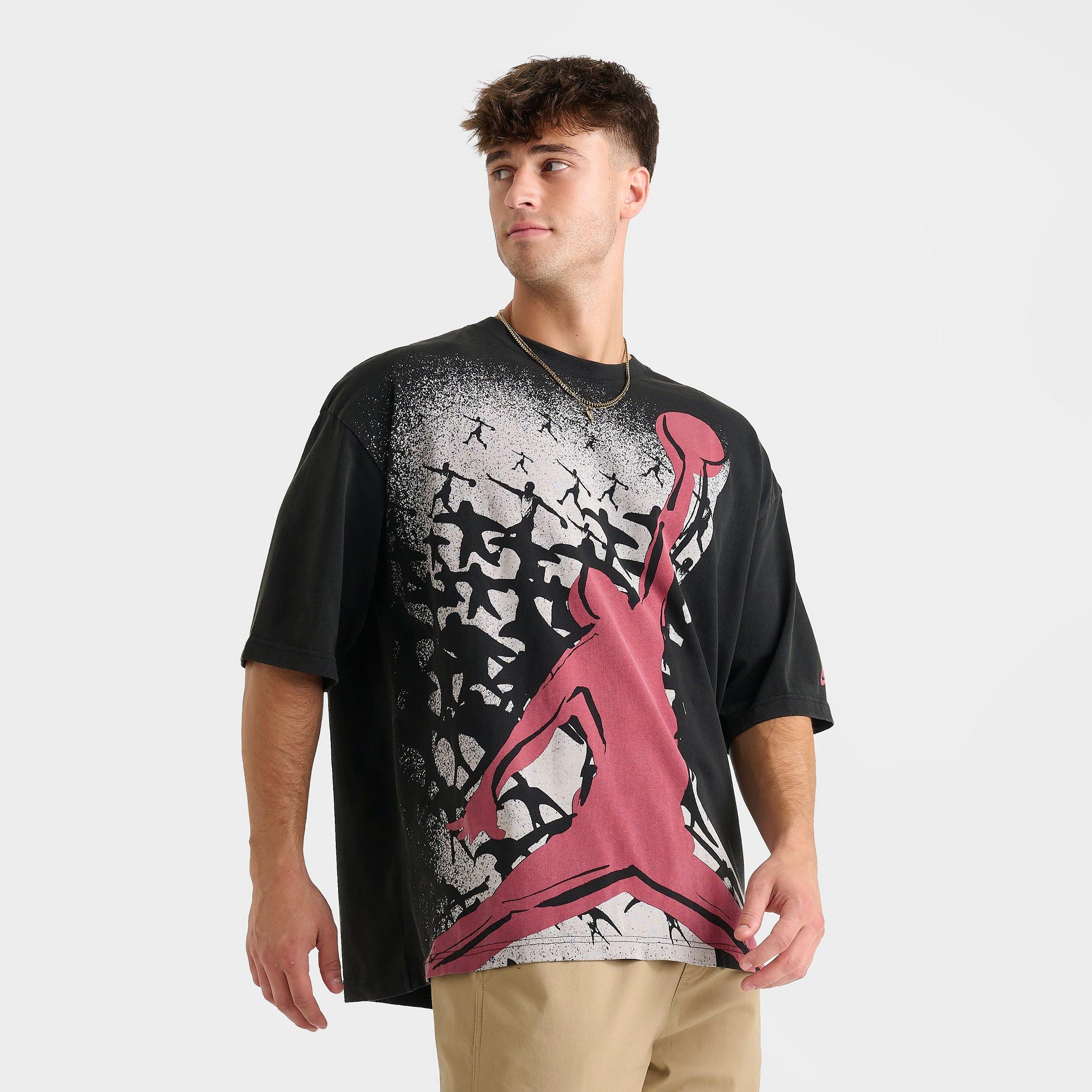 Click here for Jordan Mens Reissue Graphic Oversized T-Shirt in B... prices