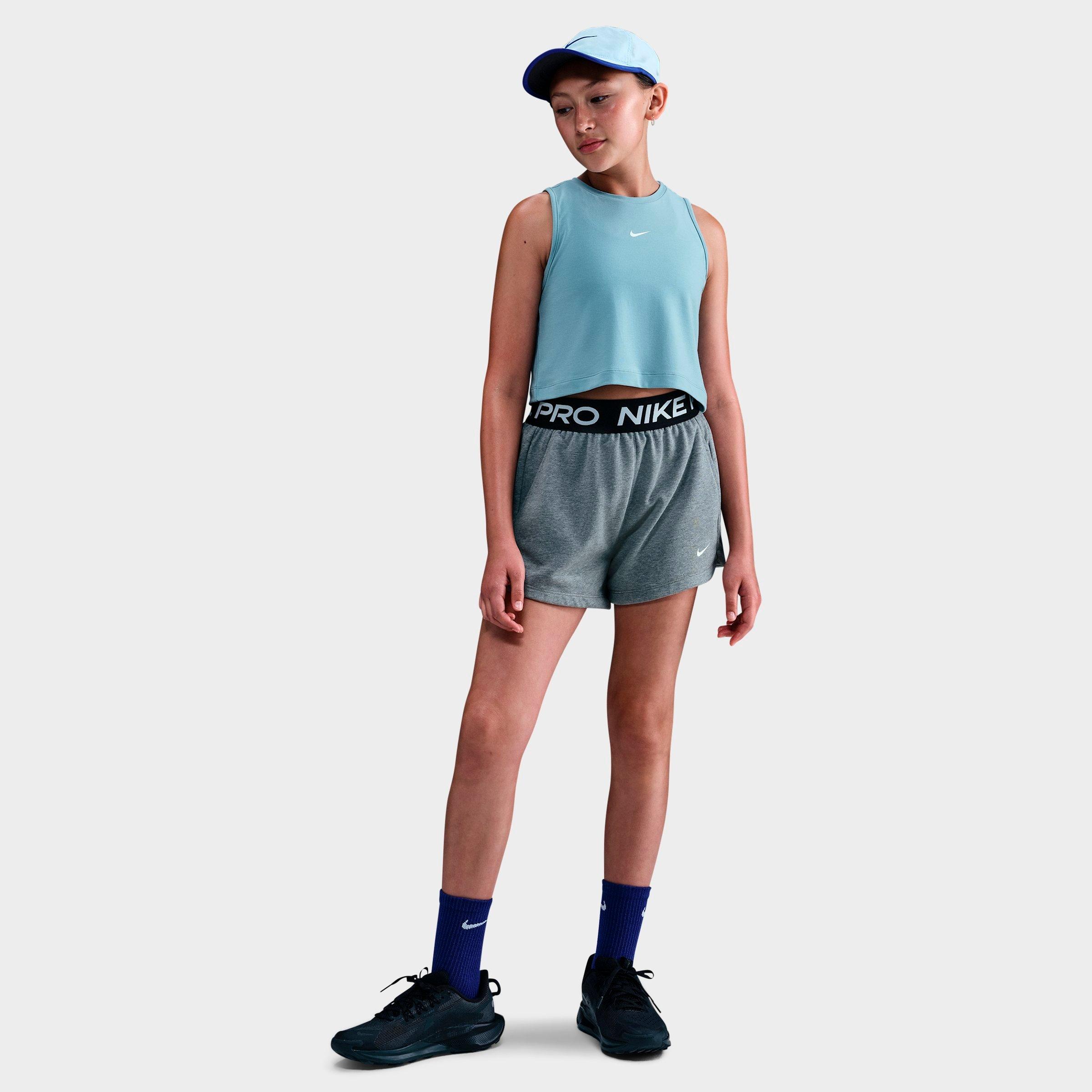 Click here for Nike Girls Big Kids Pro Fleece Dri-FIT Shorts in C... prices