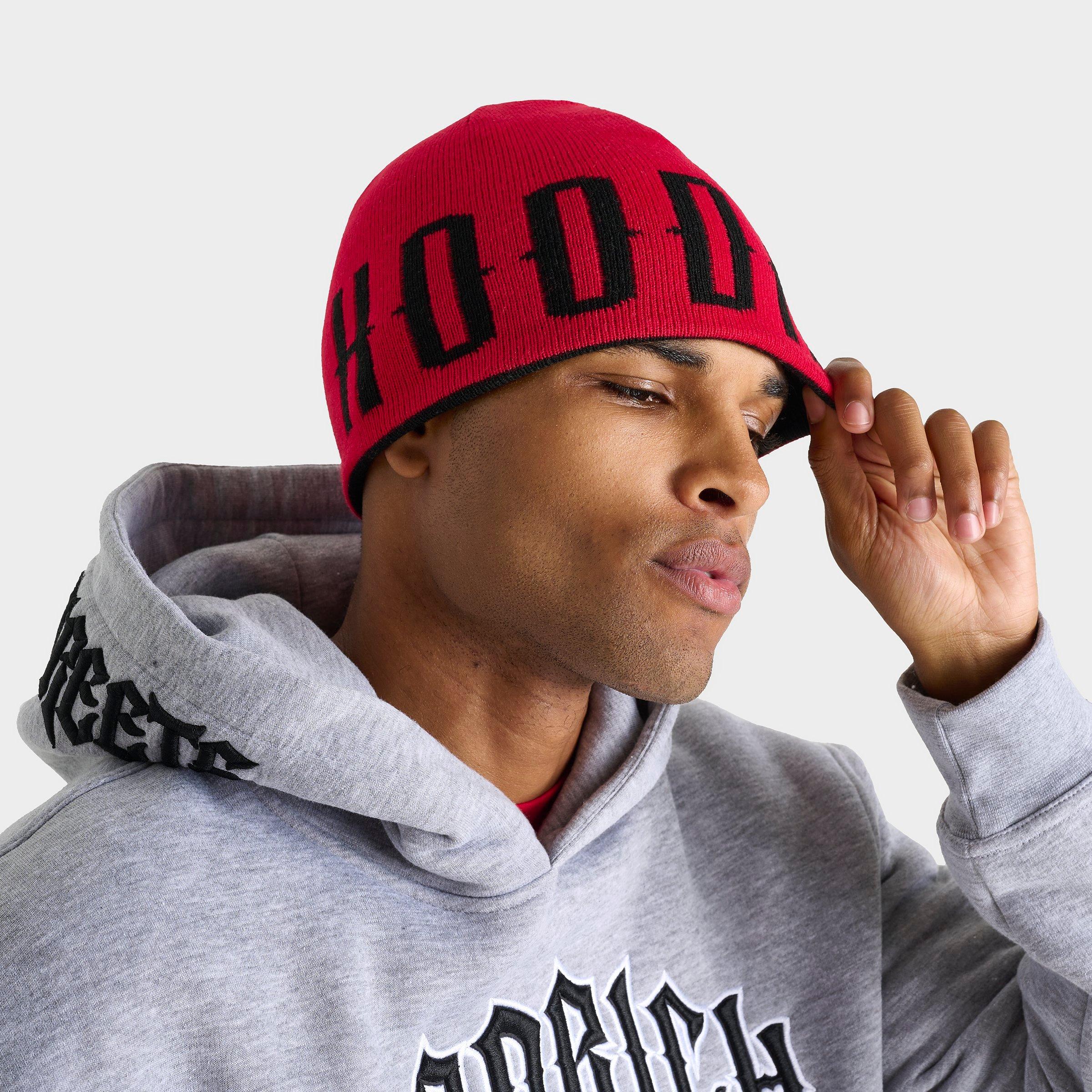 Click here for Hoodrich Reversible Beanie Hat in Black/Red prices
