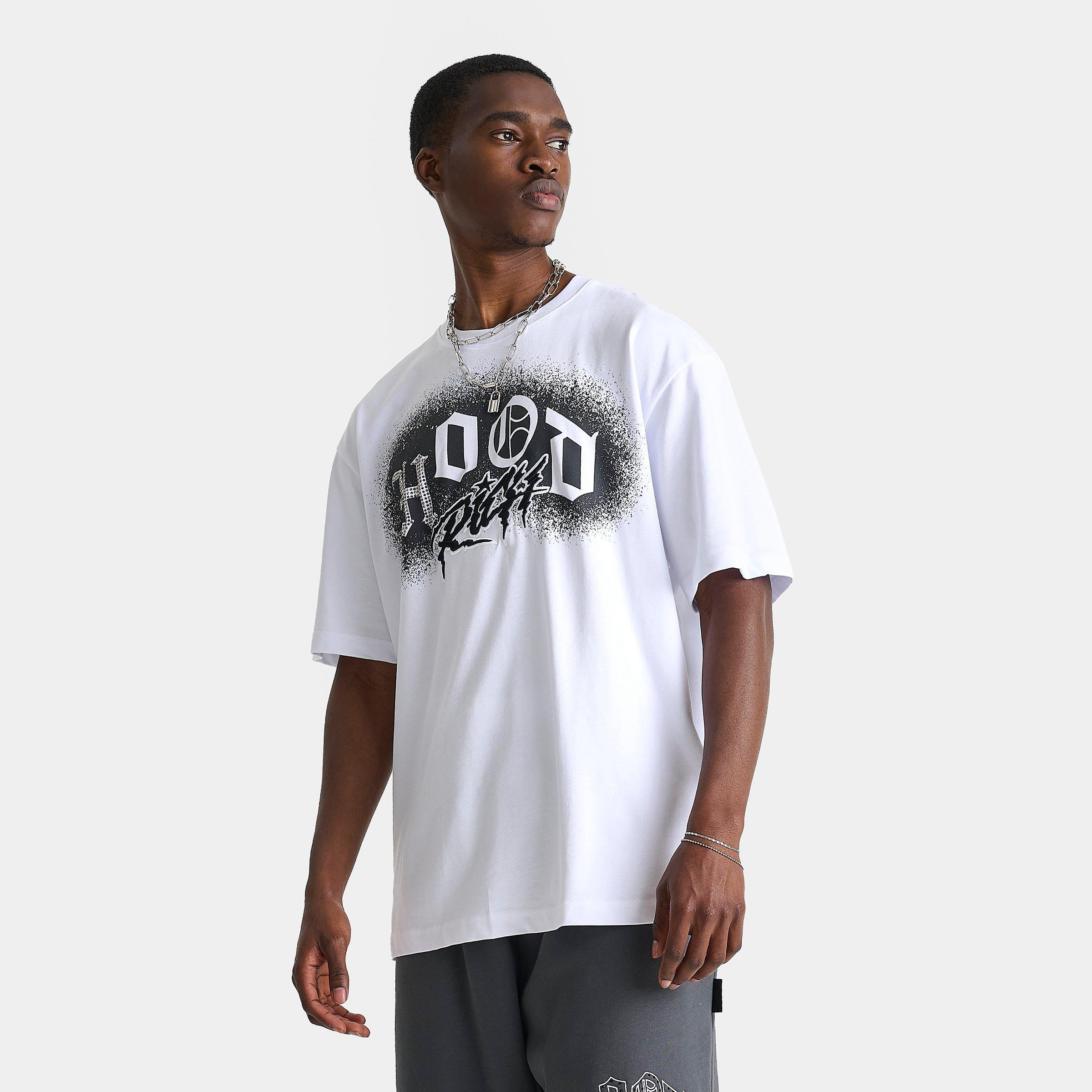 Click here for Hoodrich Mens Iron Oversized T-Shirt in White/Blac... prices