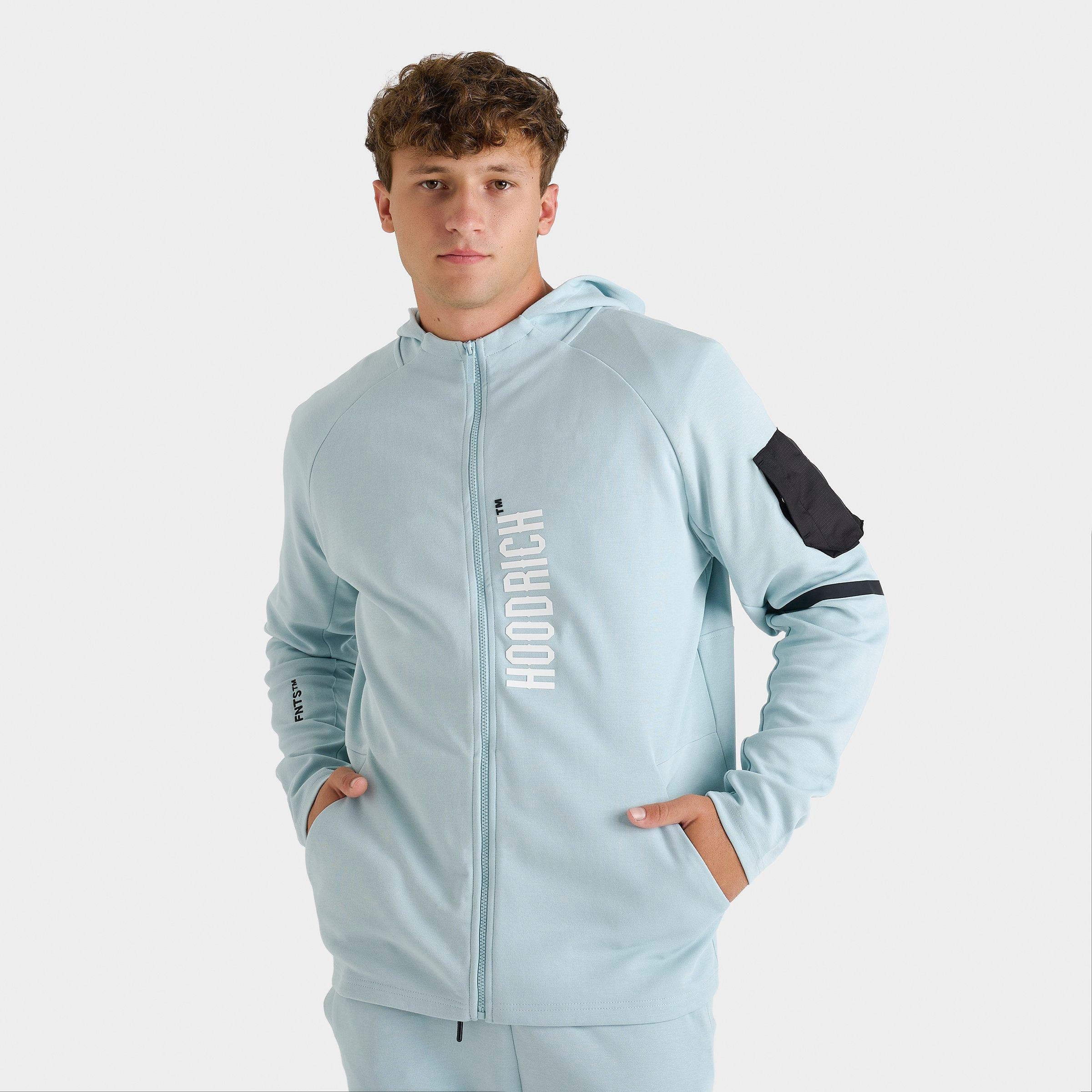 Click here for Hoodrich Mens Circuit Full-Zip Hoodie in Blue/Whit... prices