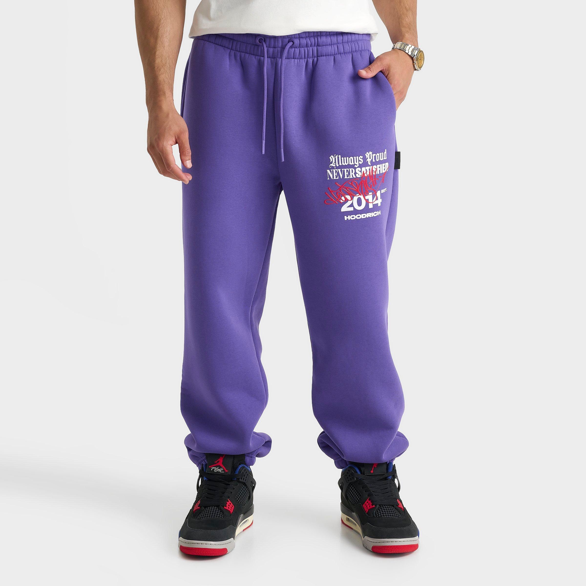 Click here for Hoodrich Mens Stamp Tag Fleece Jogger Pants in Rai... prices