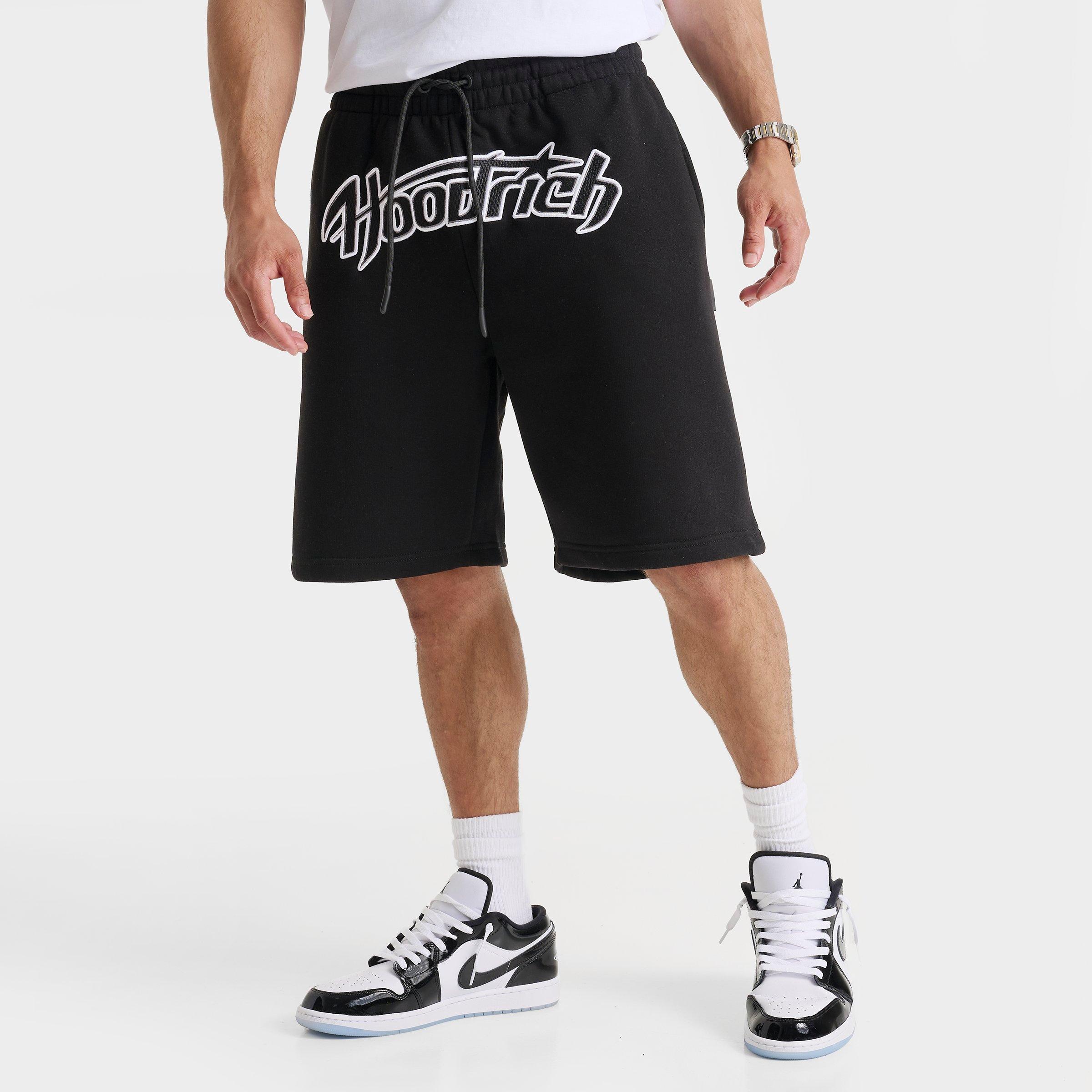 Click here for Hoodrich Mens Galaxy Oversized Fleece Shorts in Bl... prices
