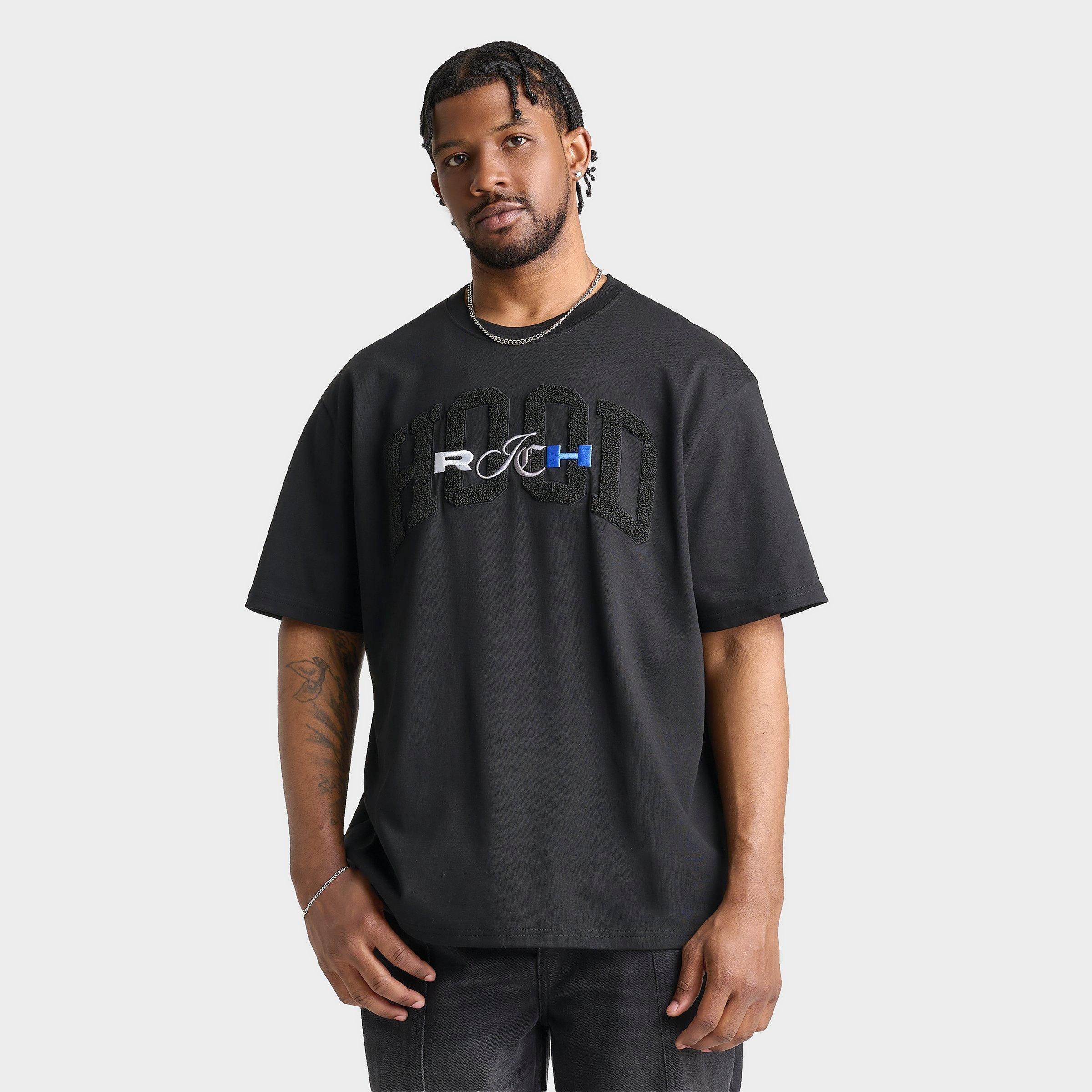 Click here for Hoodrich Mens Merit V2 Oversized T-Shirt in Black/... prices