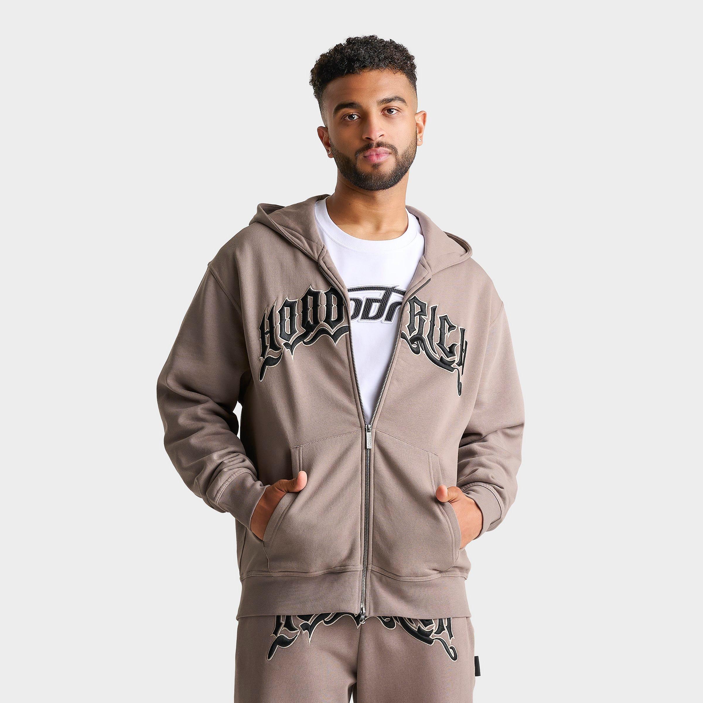Click here for Hoodrich Mens OG Ritual Full-Zip Hoodie in Driftwo... prices
