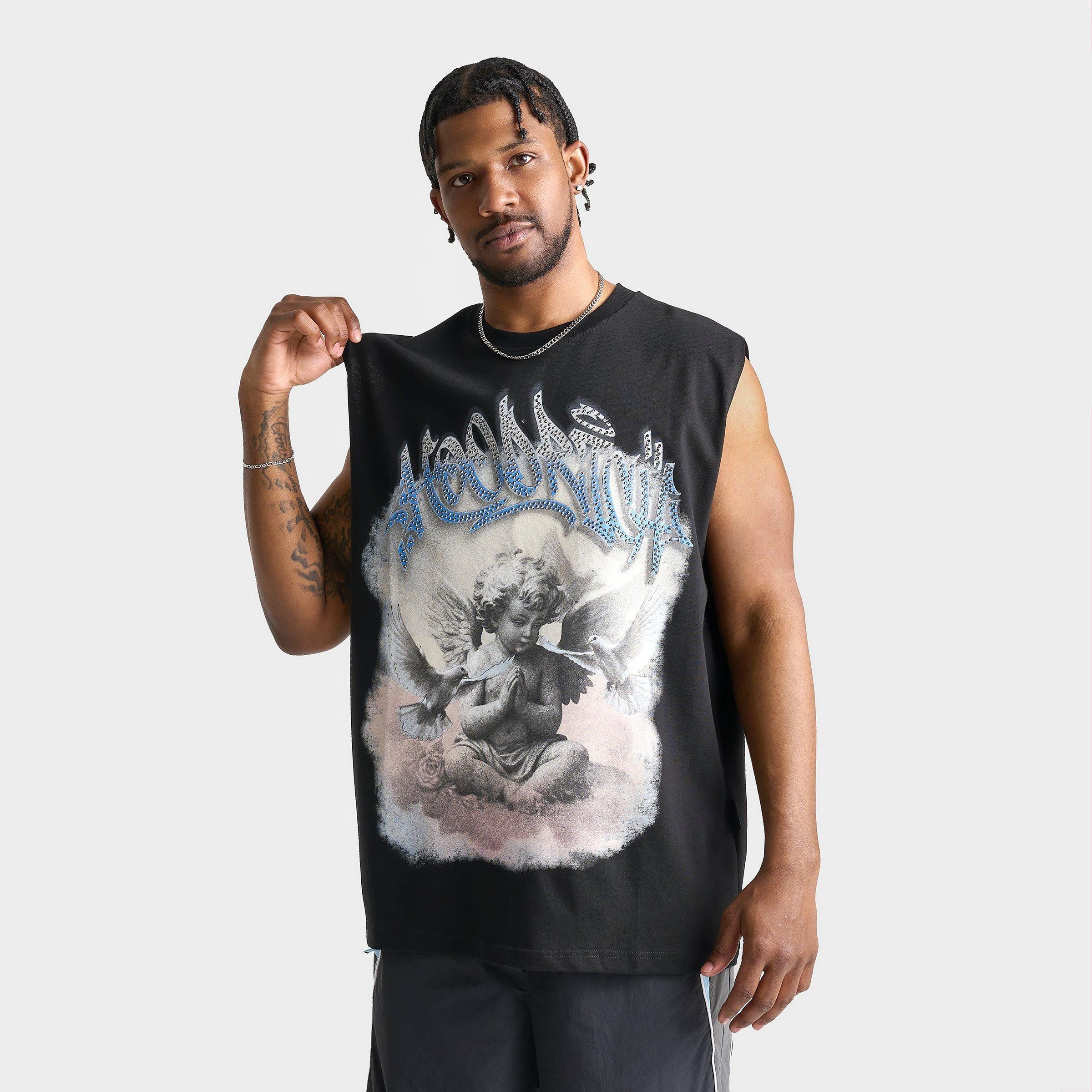 Click here for Hoodrich Mens Cherub Sleeveless T-Shirt in Black S... prices
