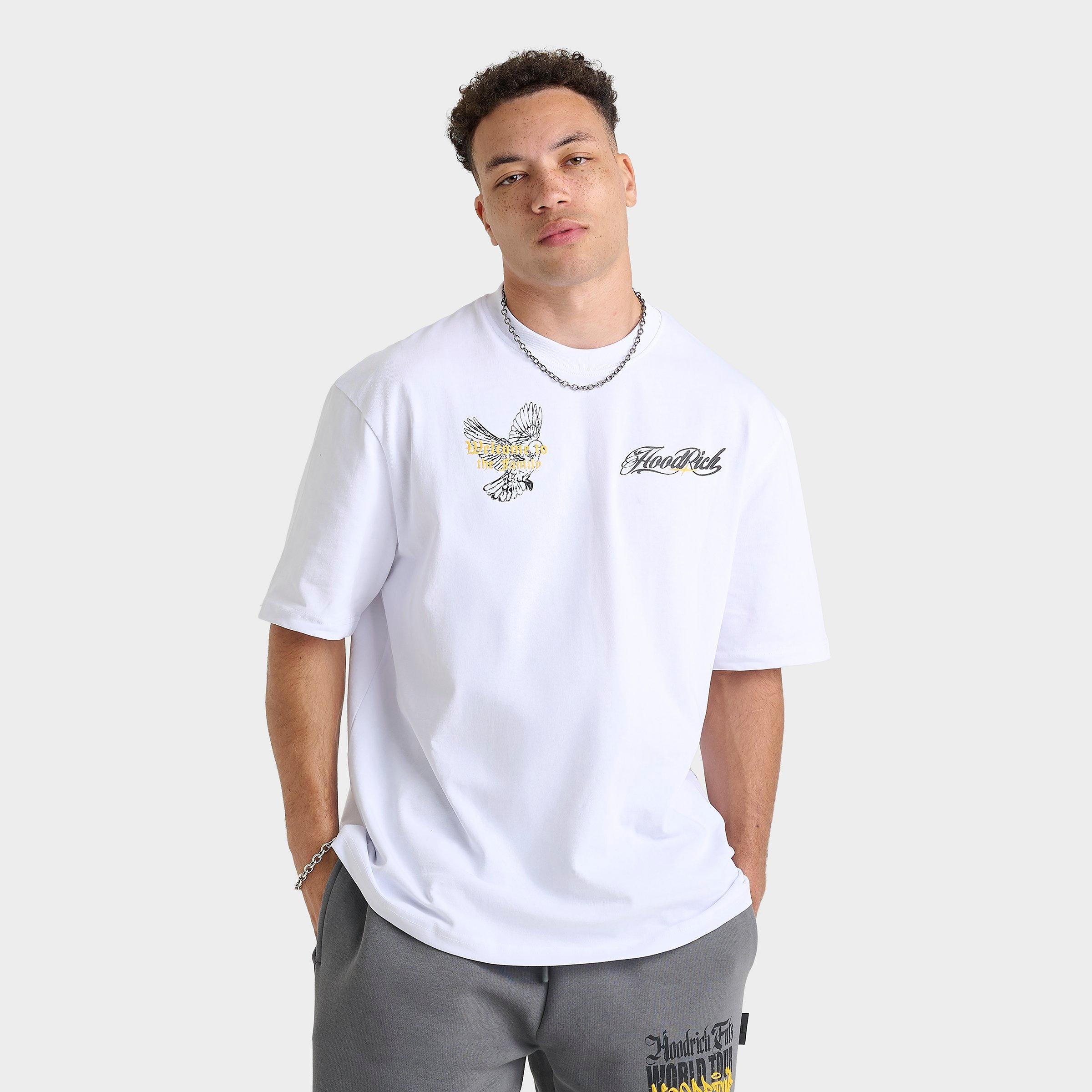 Click here for Hoodrich Mens Rite Stamp T-Shirt in White Size: XL prices
