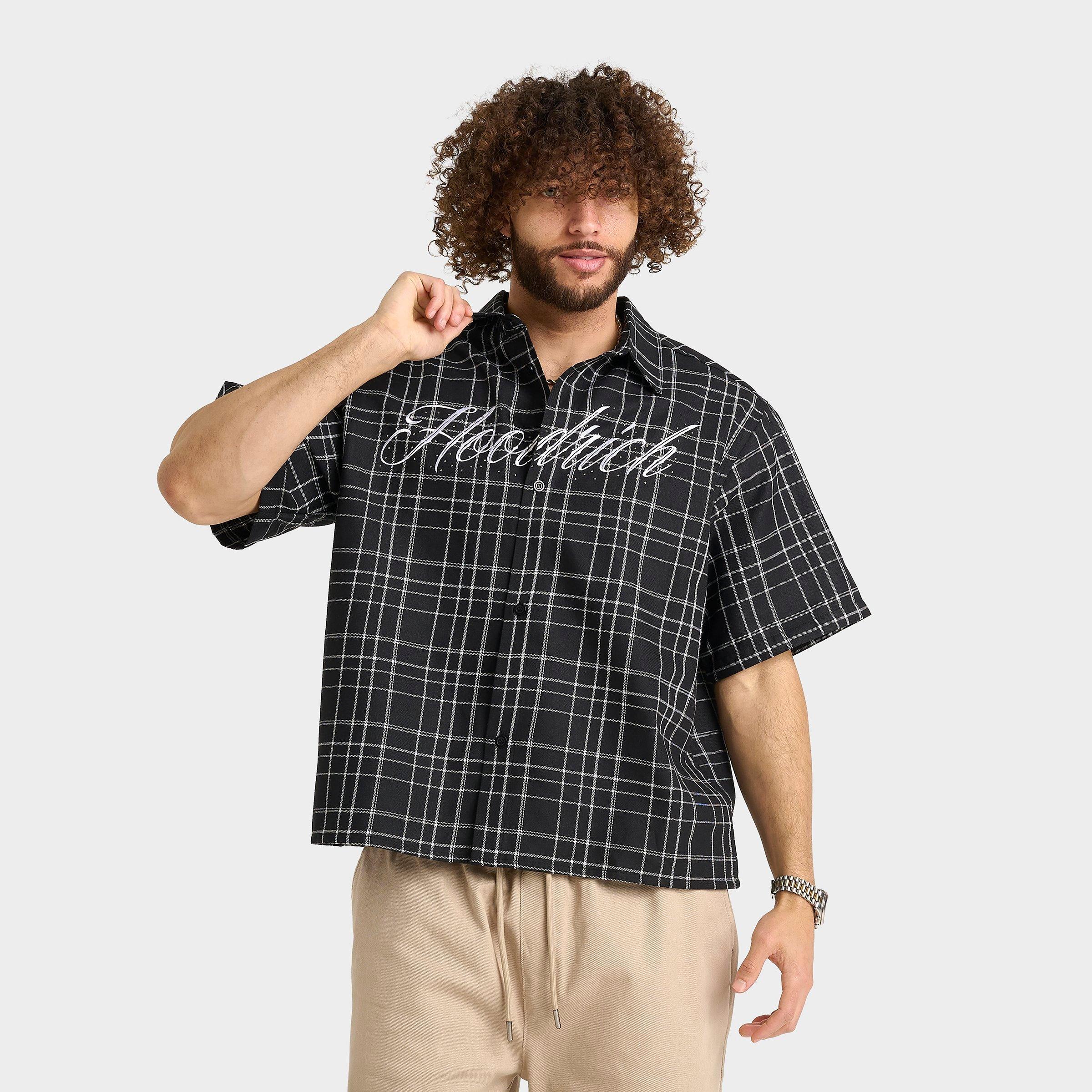 Click here for Hoodrich Mens Rite V2 Plaid Button-Down Shirt in B... prices