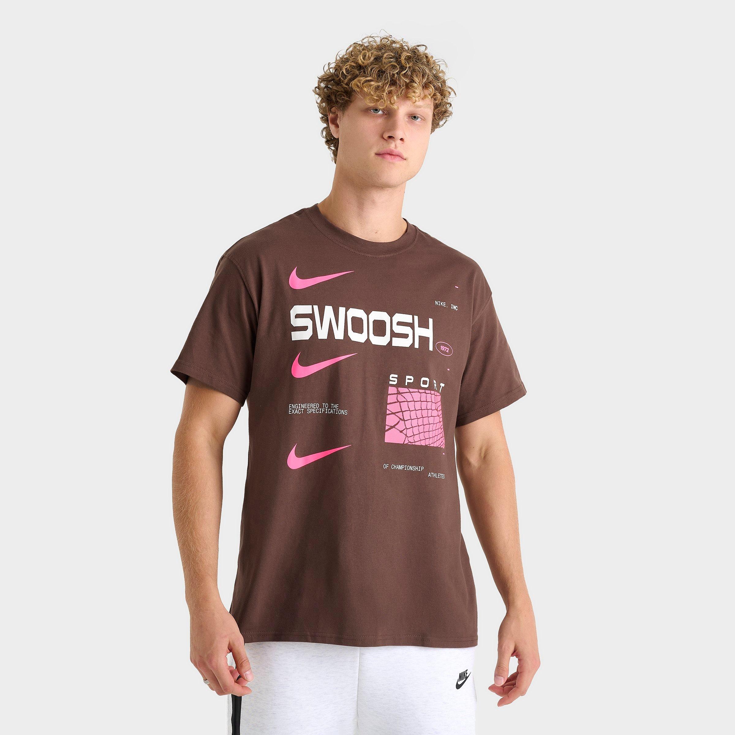 Click here for Nike Mens Sportswear Swoosh Sport T-Shirt in Fauna... prices