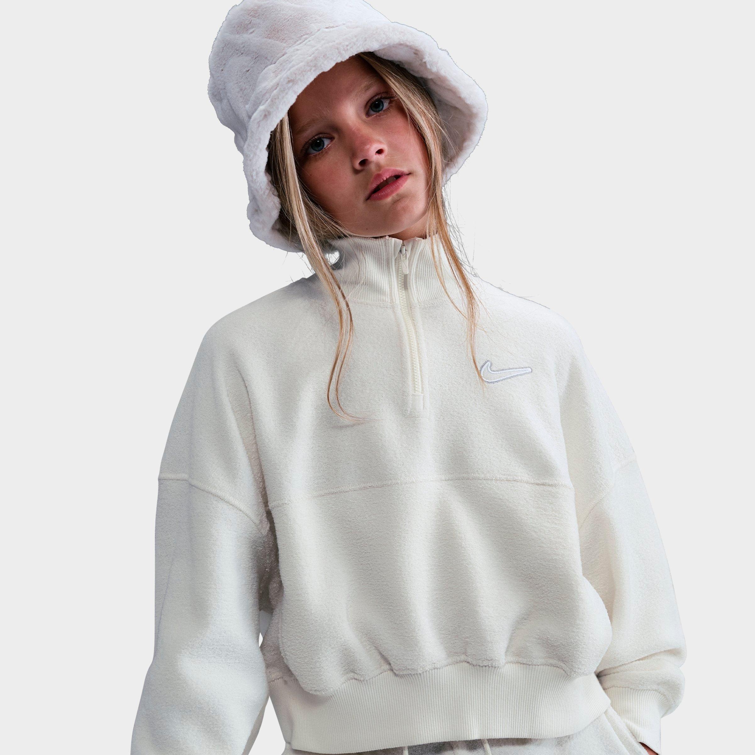 Click here for Nike Girls Big Kids Sportswear Long-Sleeve Fleece... prices