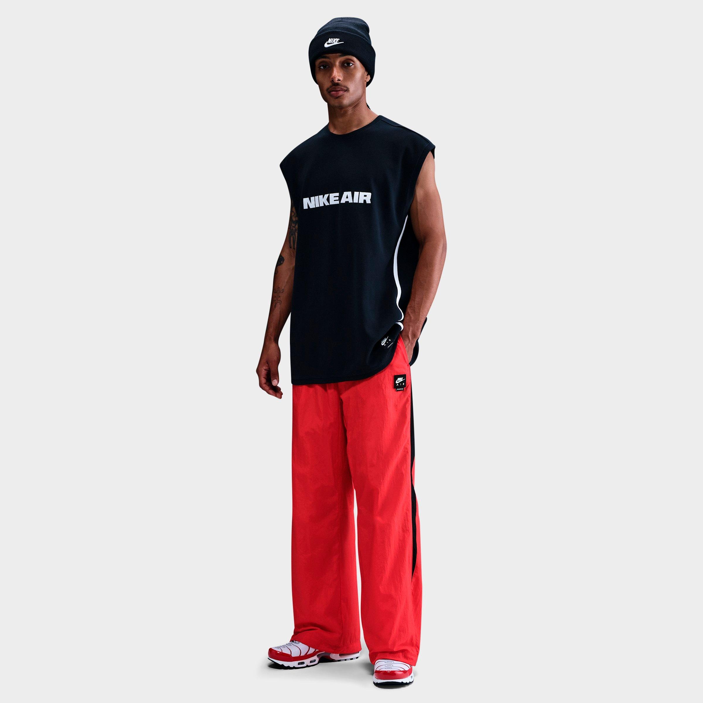 Click here for Nike Mens Air Woven Track Pants in University Red/... prices