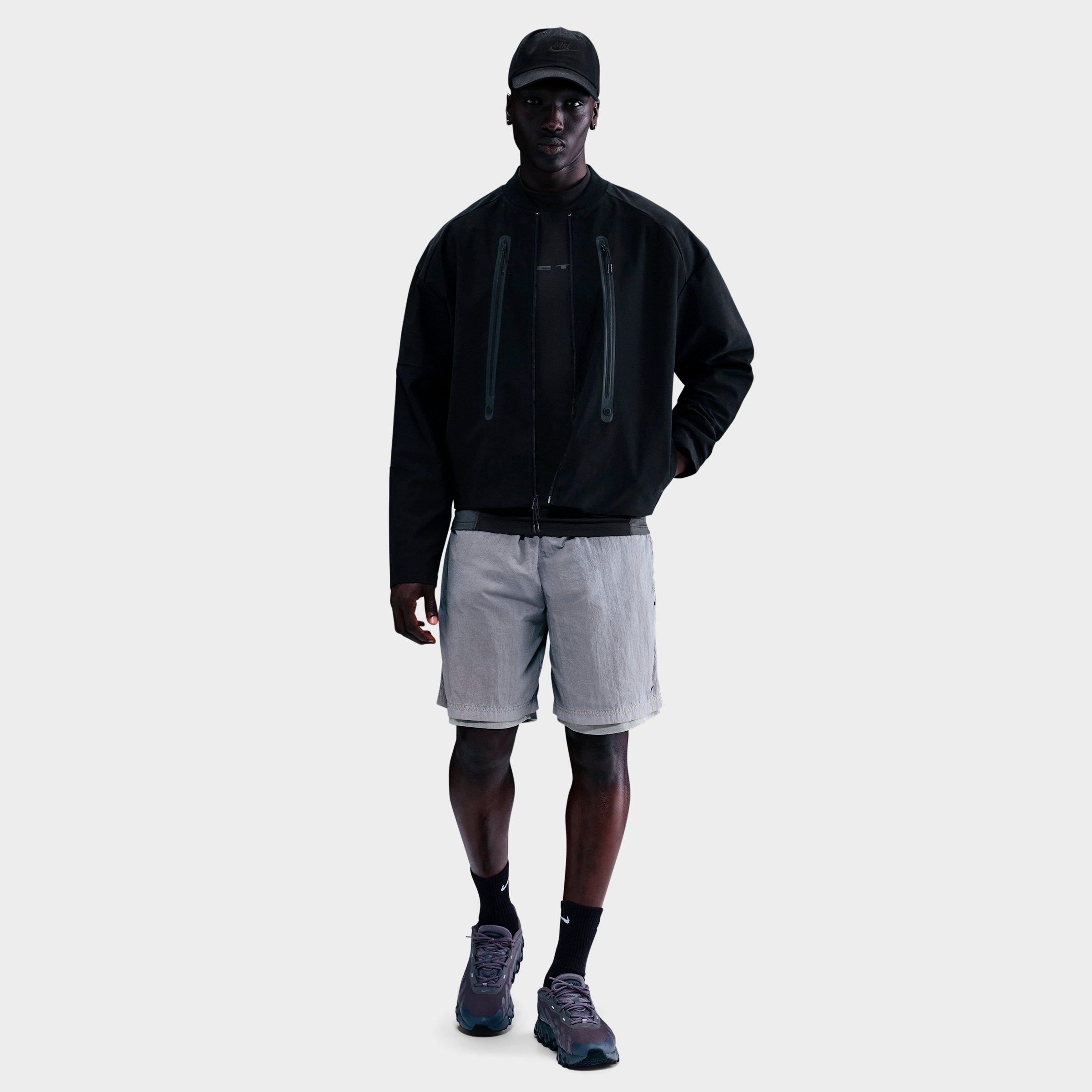 Click here for Nike Mens Tech Dri-FIT Shori Bomber Jacket in Blac... prices