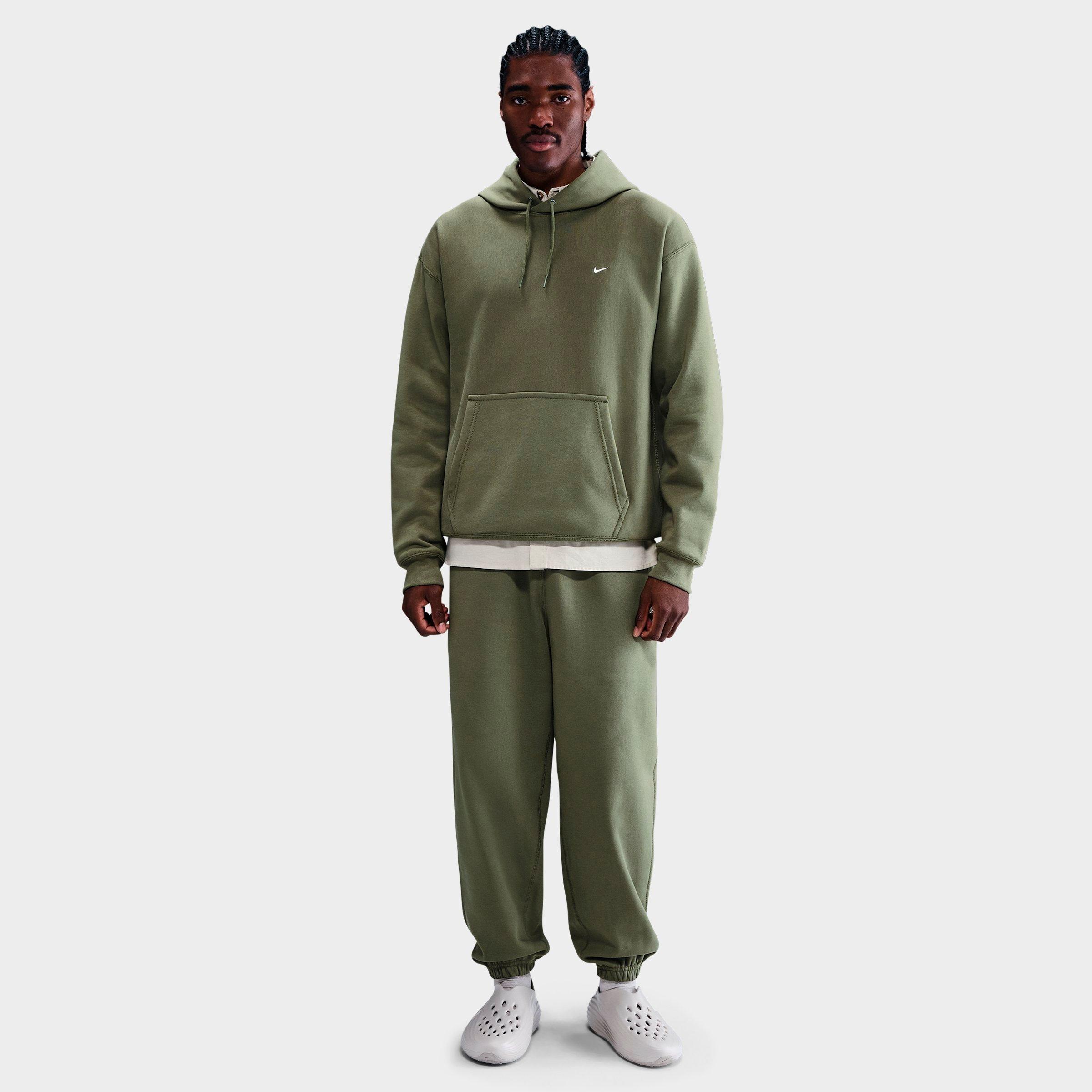 Click here for Nike Mens Solo Swoosh Cuffed Fleece Pants in Mediu... prices