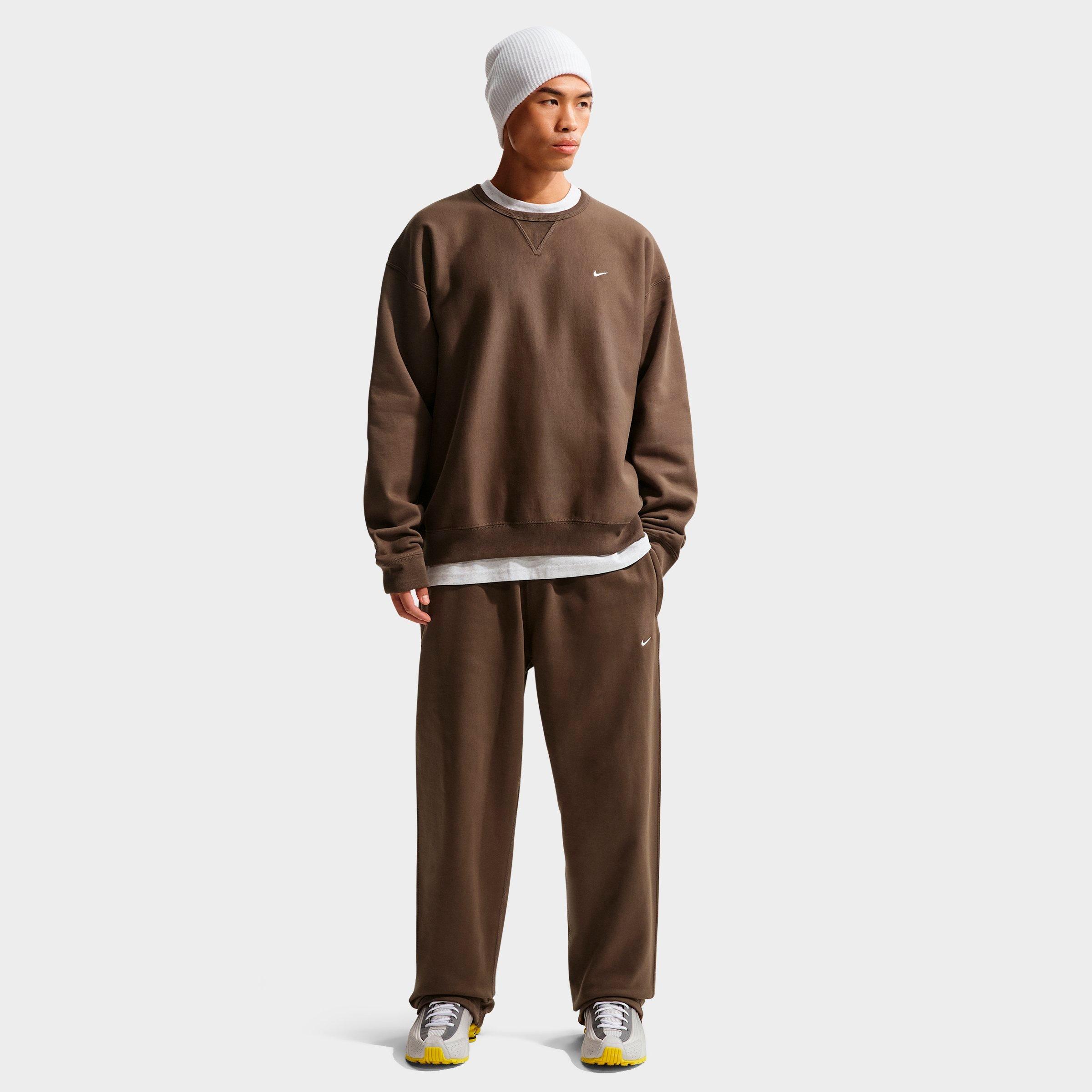 Click here for Nike Mens Solo Swoosh Fleece Sweatpants in Dark Ha... prices