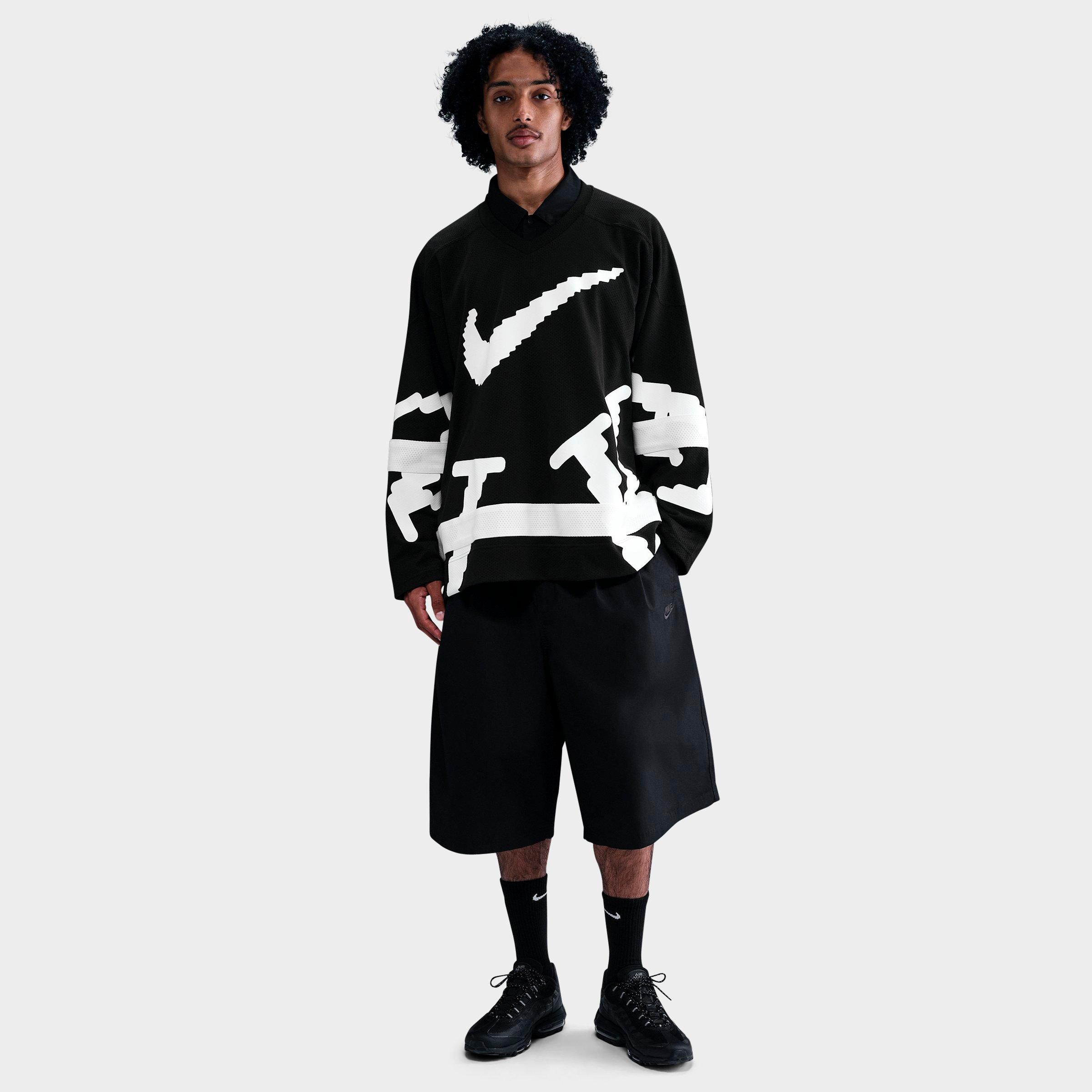 Click here for Nike Mens Sportswear Club Hockey Jersey in Black/W... prices