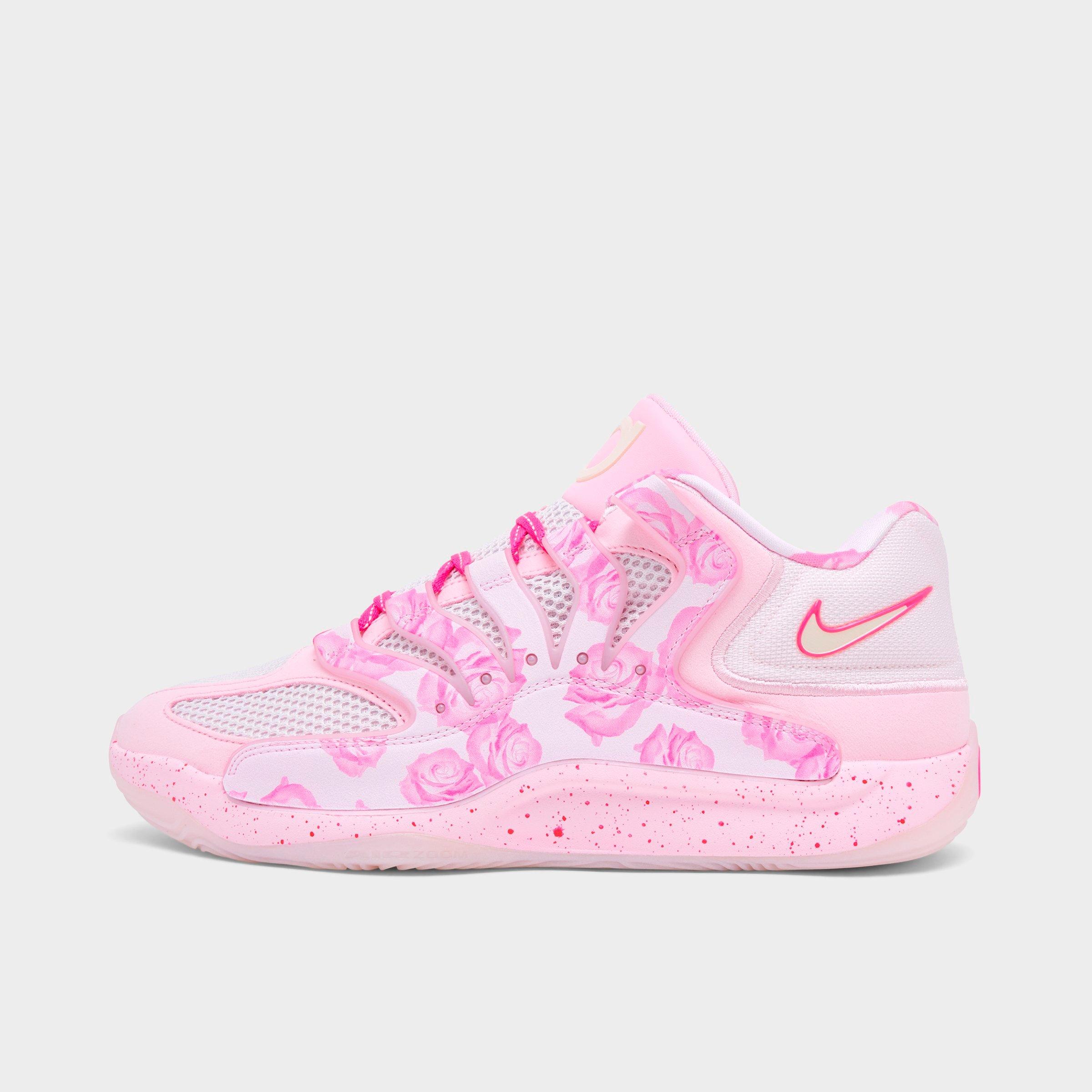Click here for Nike Mens KD 18 Basketball Shoes in Pearl Pink/Las... prices