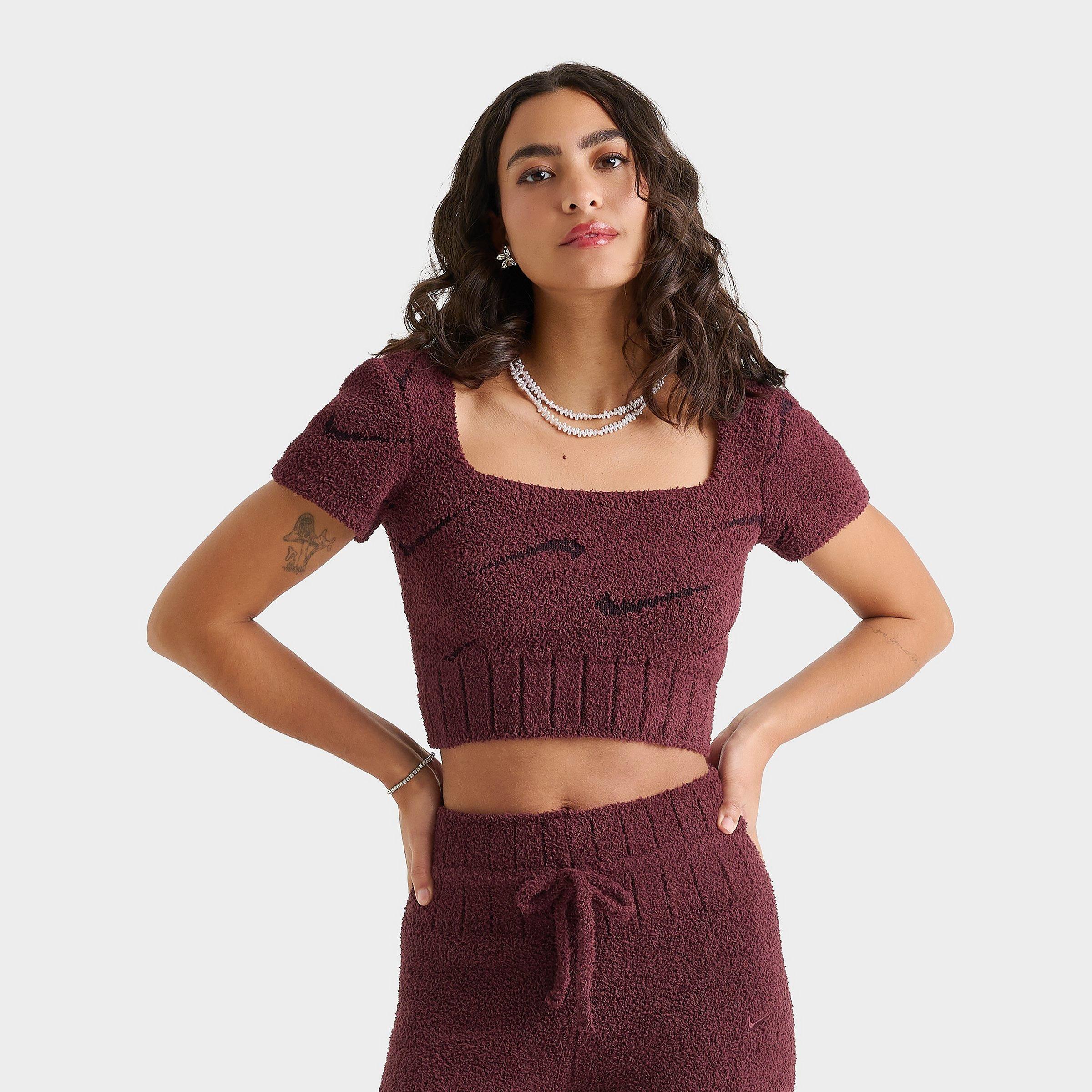 Click here for Nike Womens Sportswear Phoenix Cozy Bouclé Cropped... prices