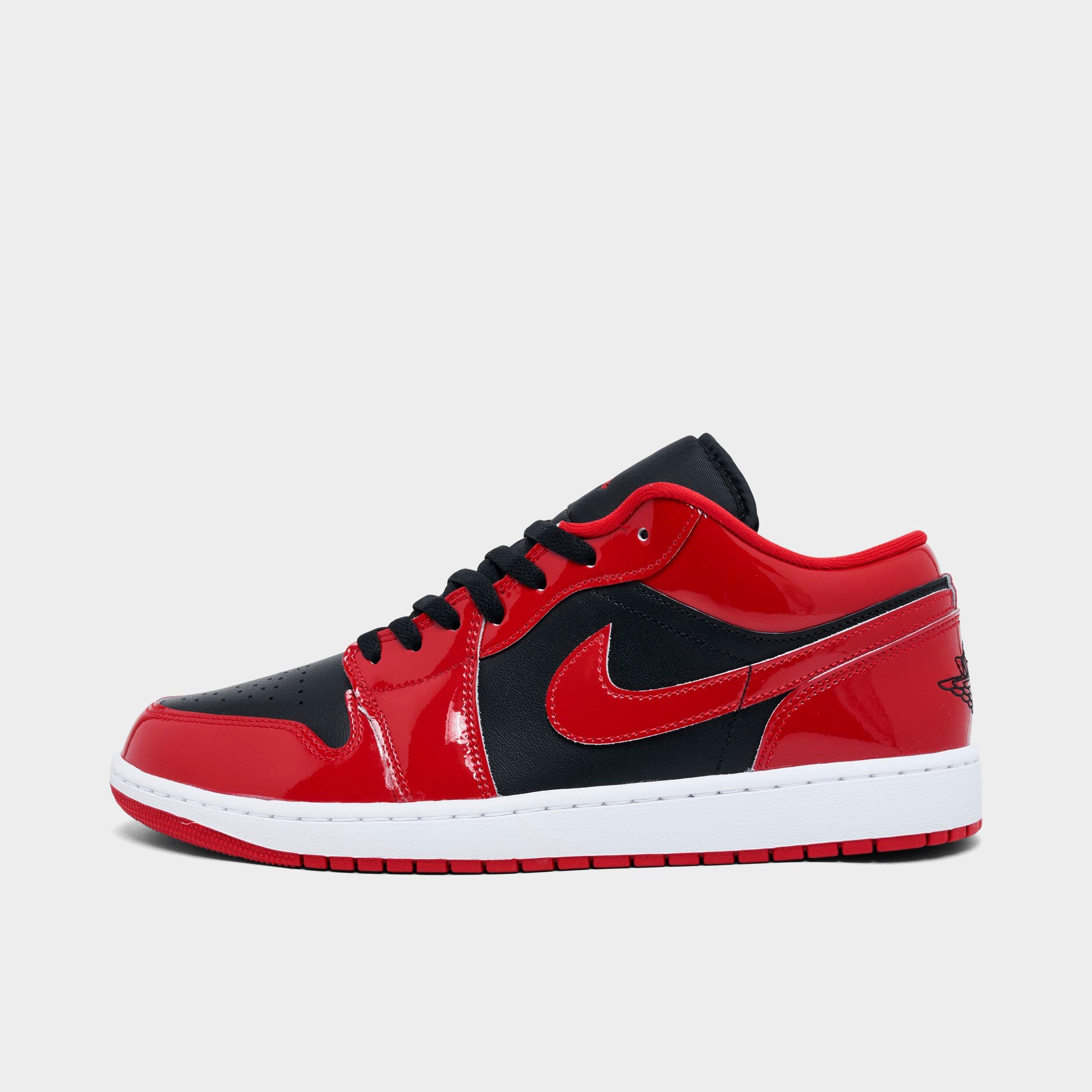 Click here for Jordan Mens Air Retro 1 Low SE Casual Shoes in Bla... prices