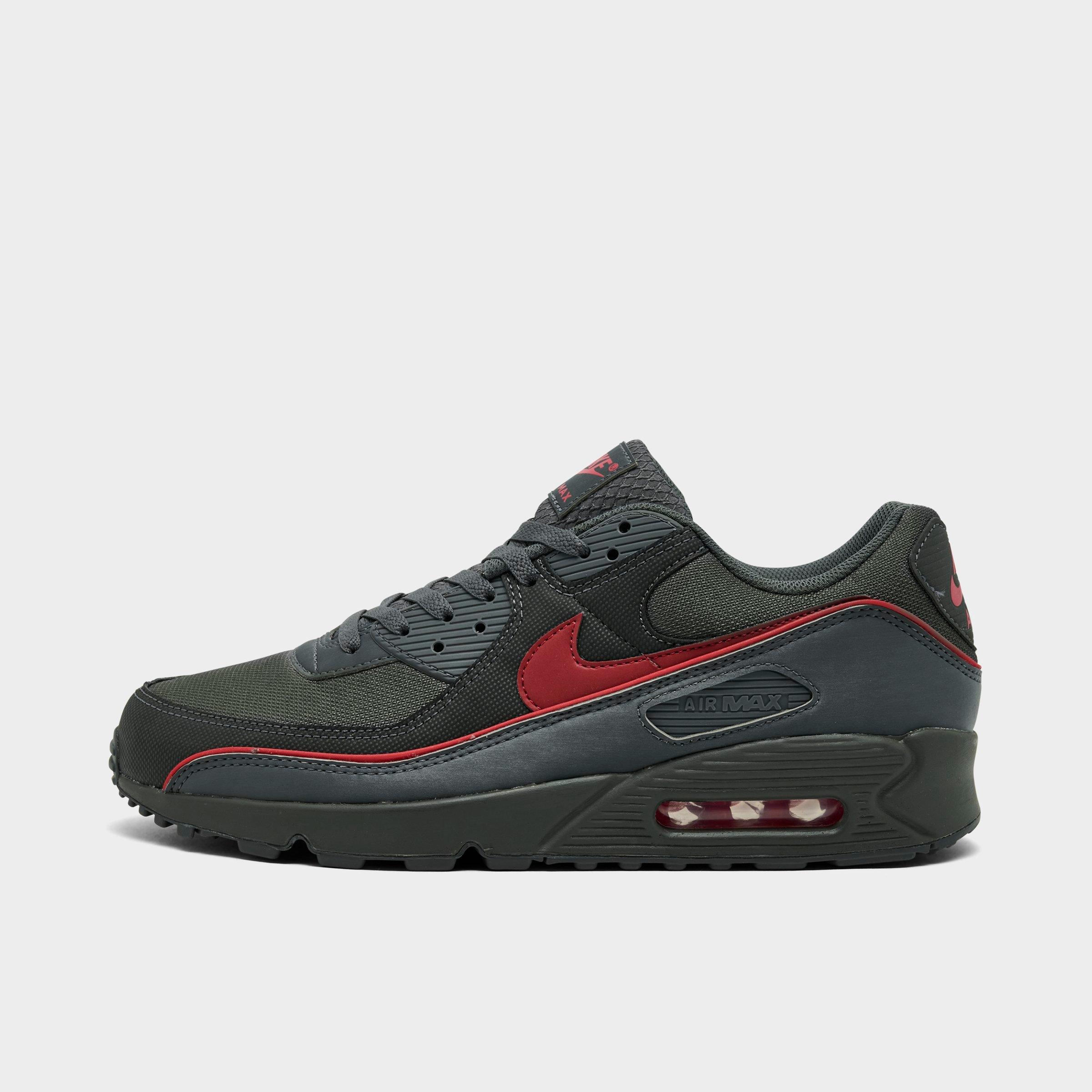 Nike Mens Air Max 90 Premium Casual Sneakers from Finish Line - Black