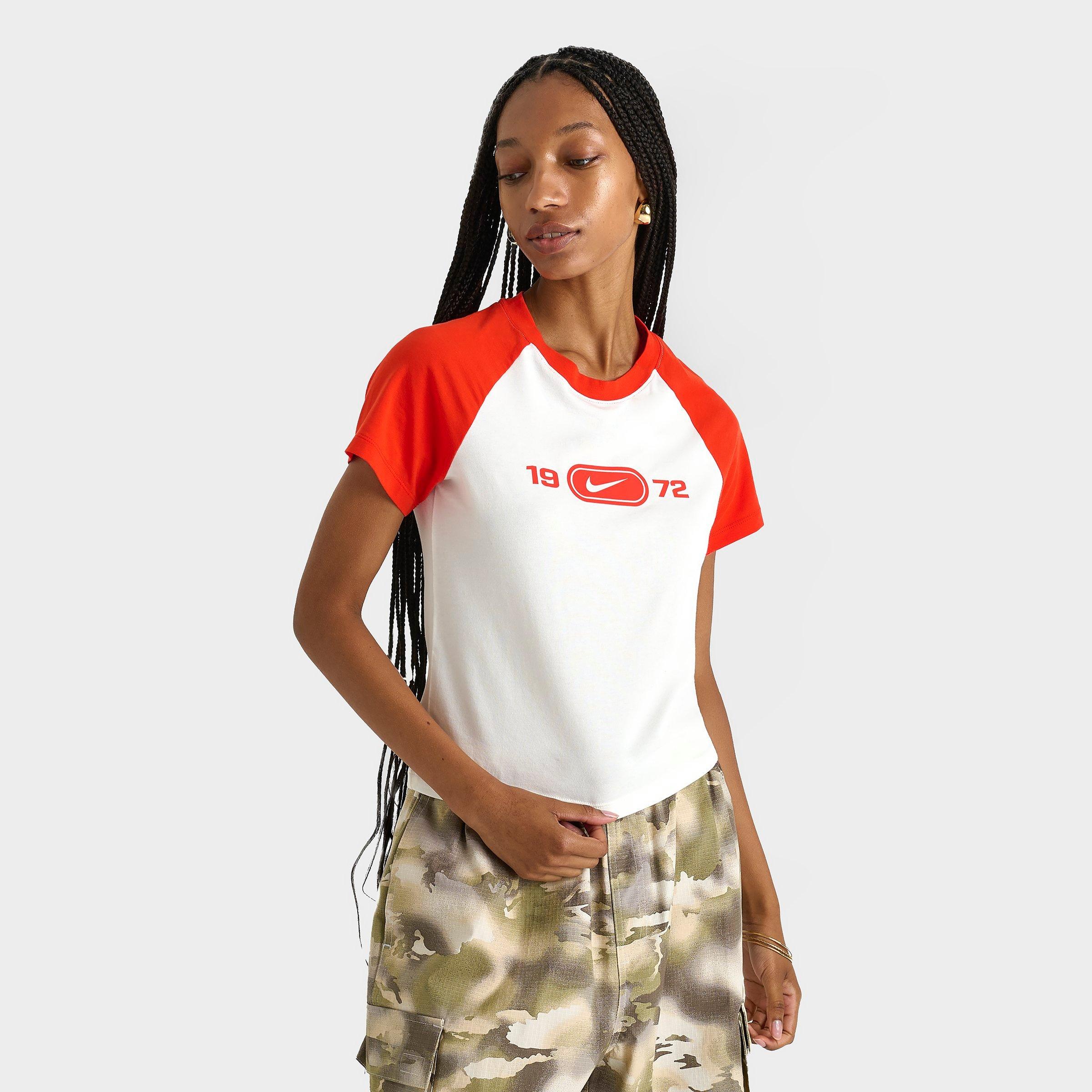 Click here for Nike Womens Sportswear Chill Knit Slim Graphic T-S... prices