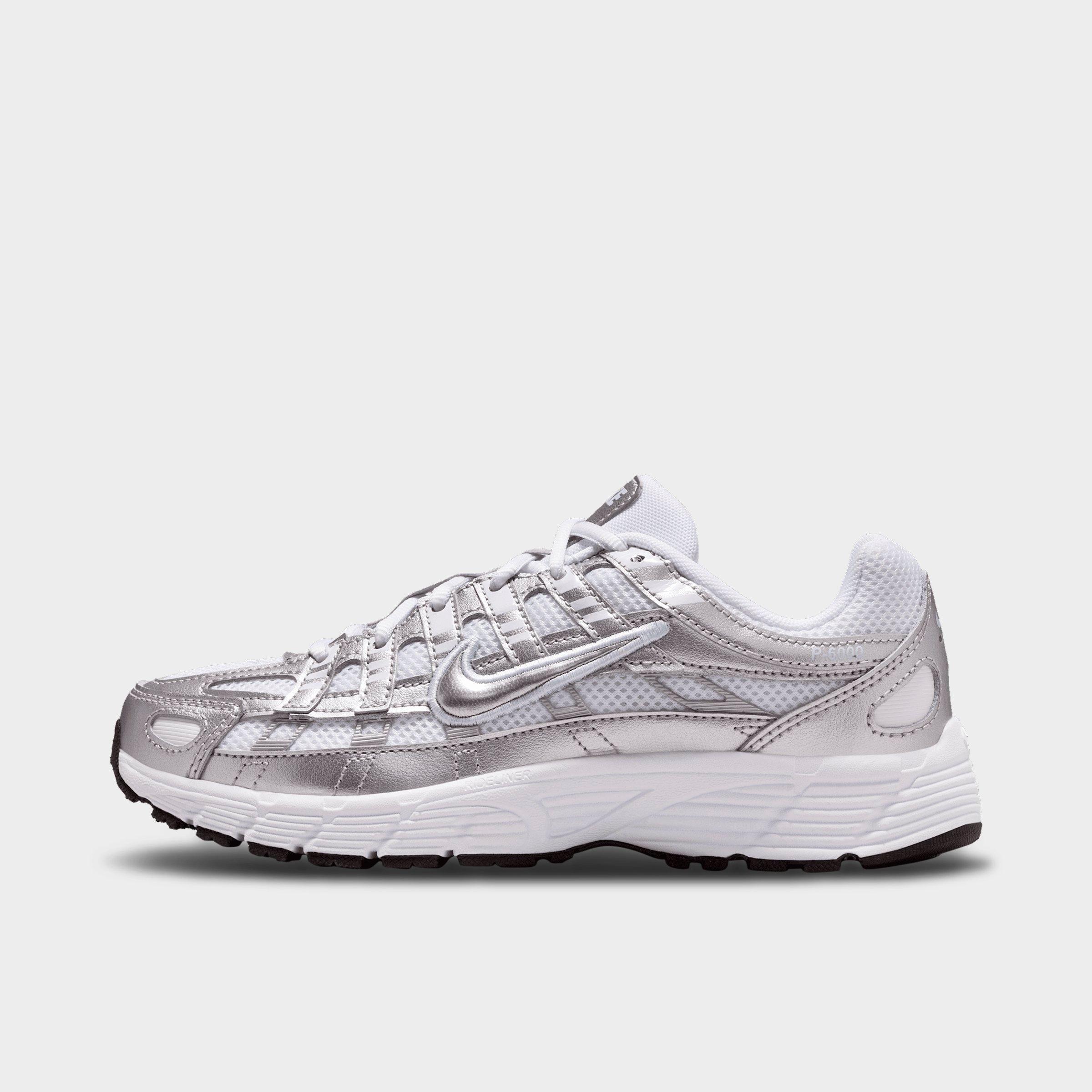 Click here for Nike Big Kids P-6000 Casual Shoes in White/Blue Ti... prices