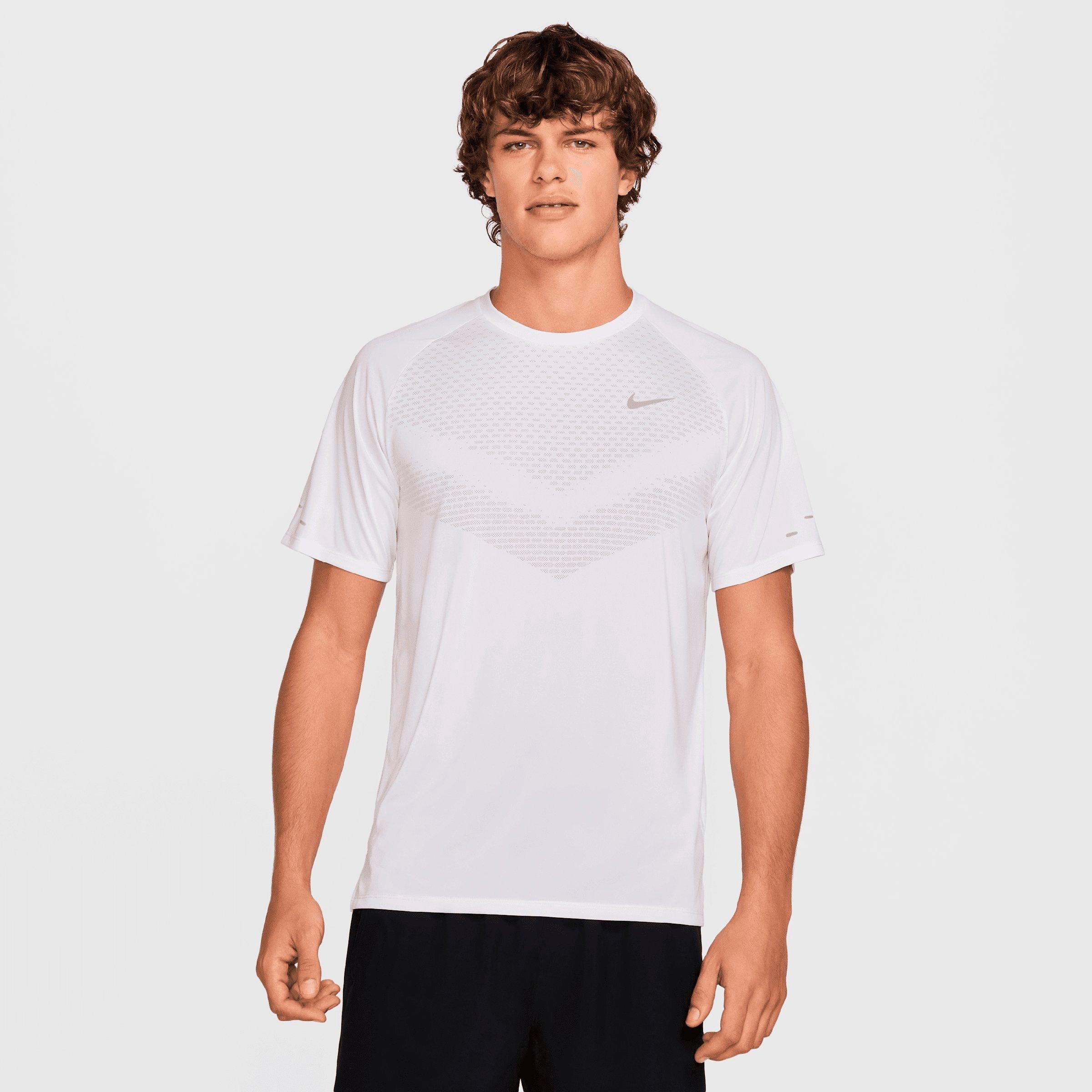Click here for Nike Mens Stride Dri-FIT ADV Running Top in White... prices