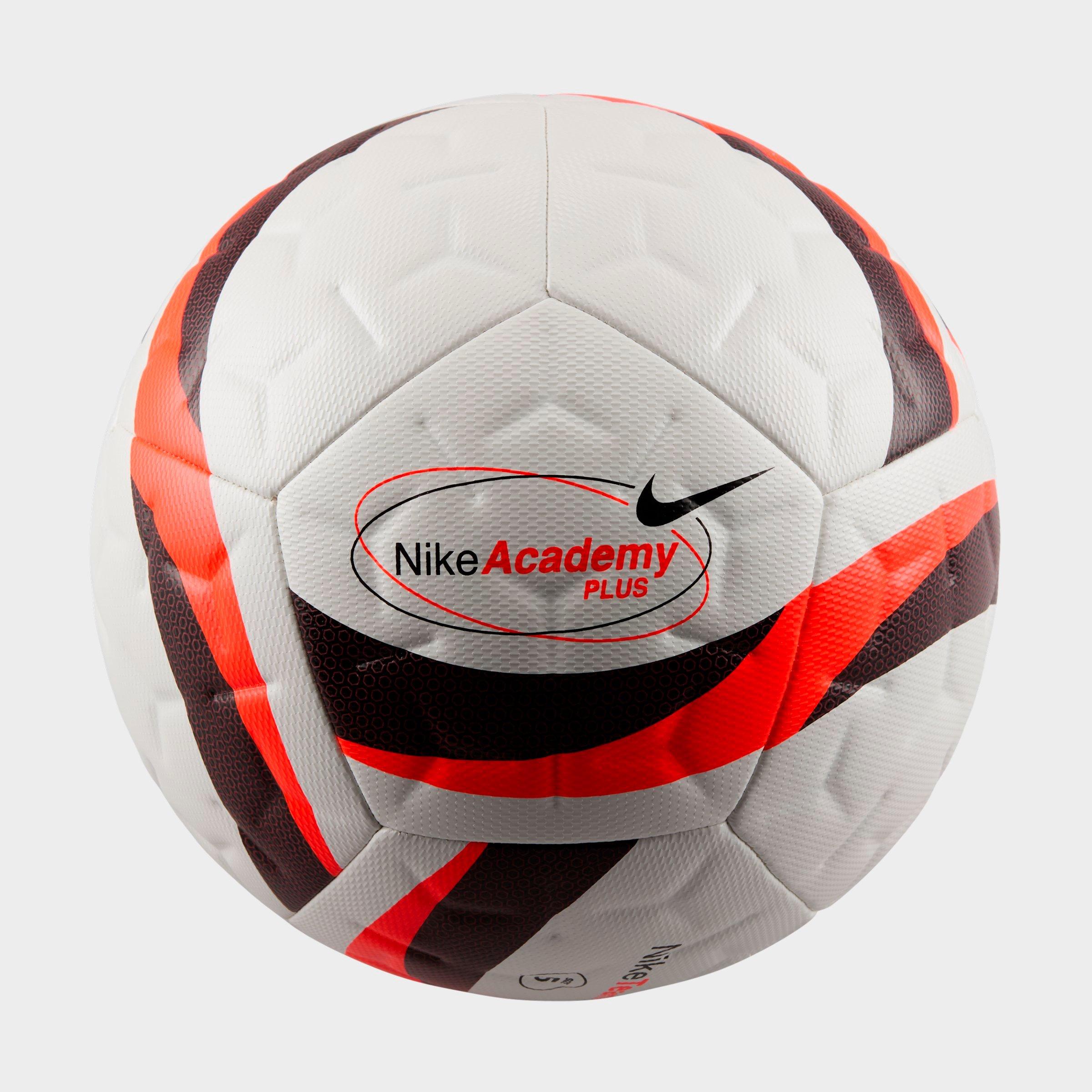 Click here for Nike Academy Plus Soccer Ball in White/Bright Crim... prices