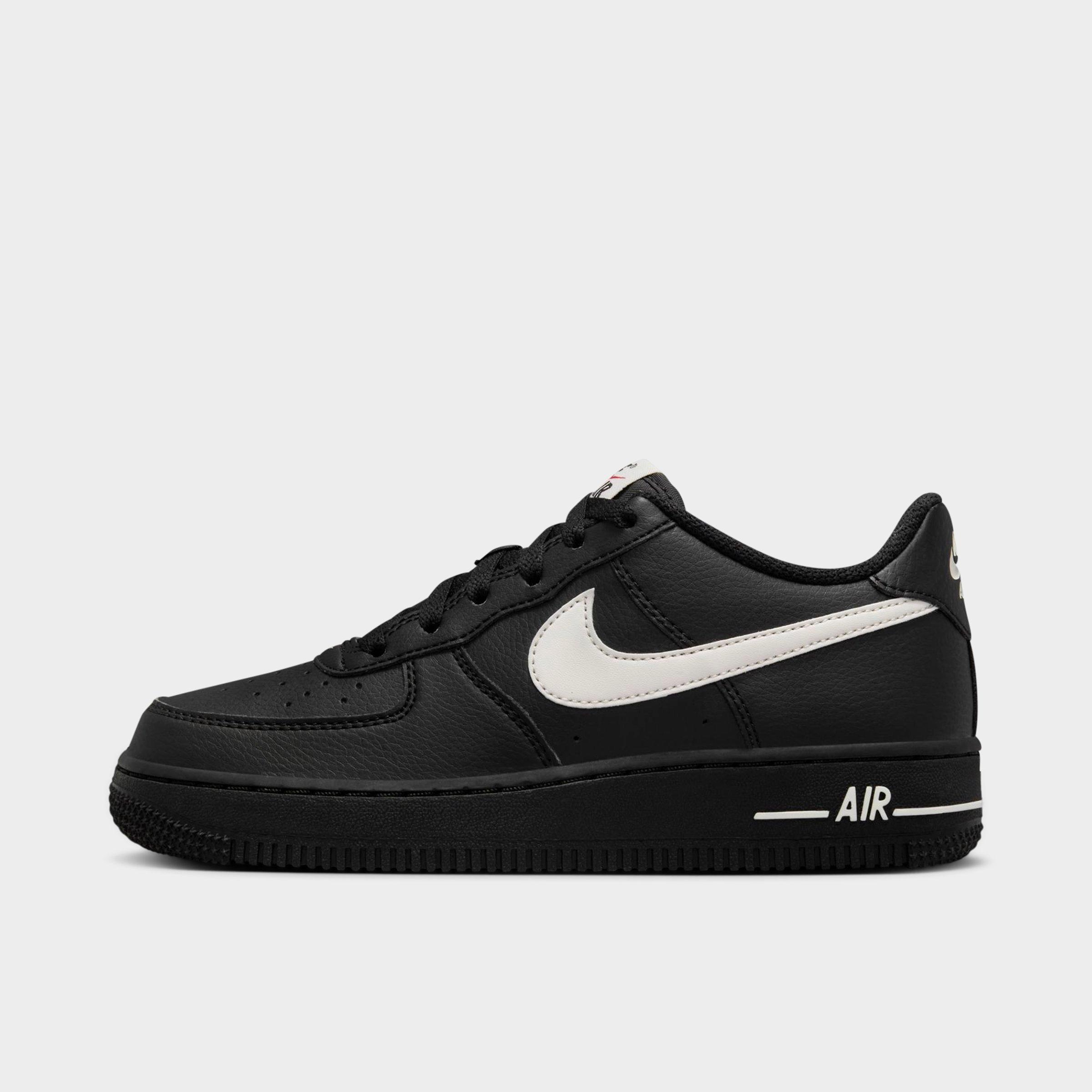 Click here for Nike Big Kids Air Force 1 Low Casual Shoes in Blac... prices