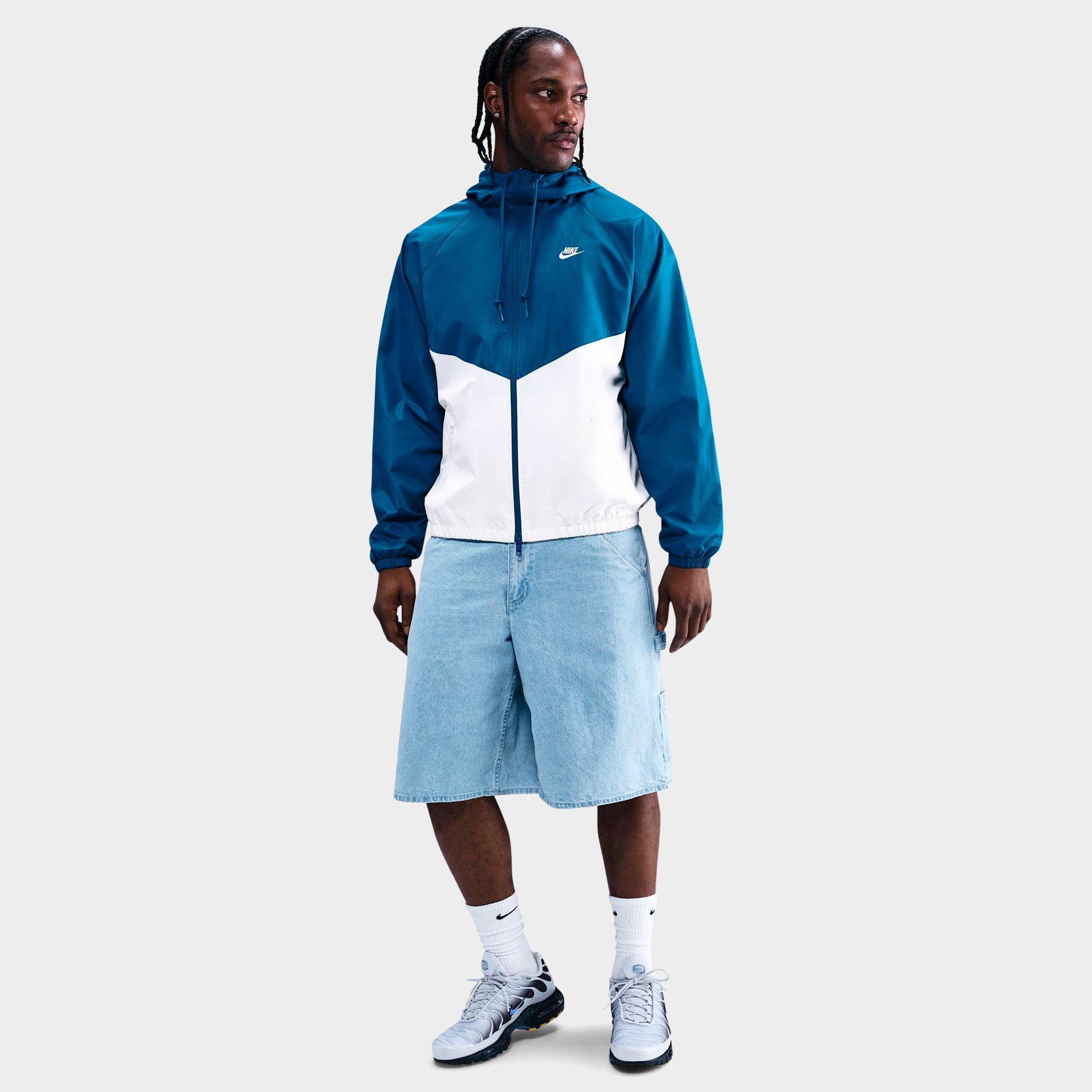 Click here for Nike Mens Windrunner Lined Jacket in Court Blue/Sa... prices