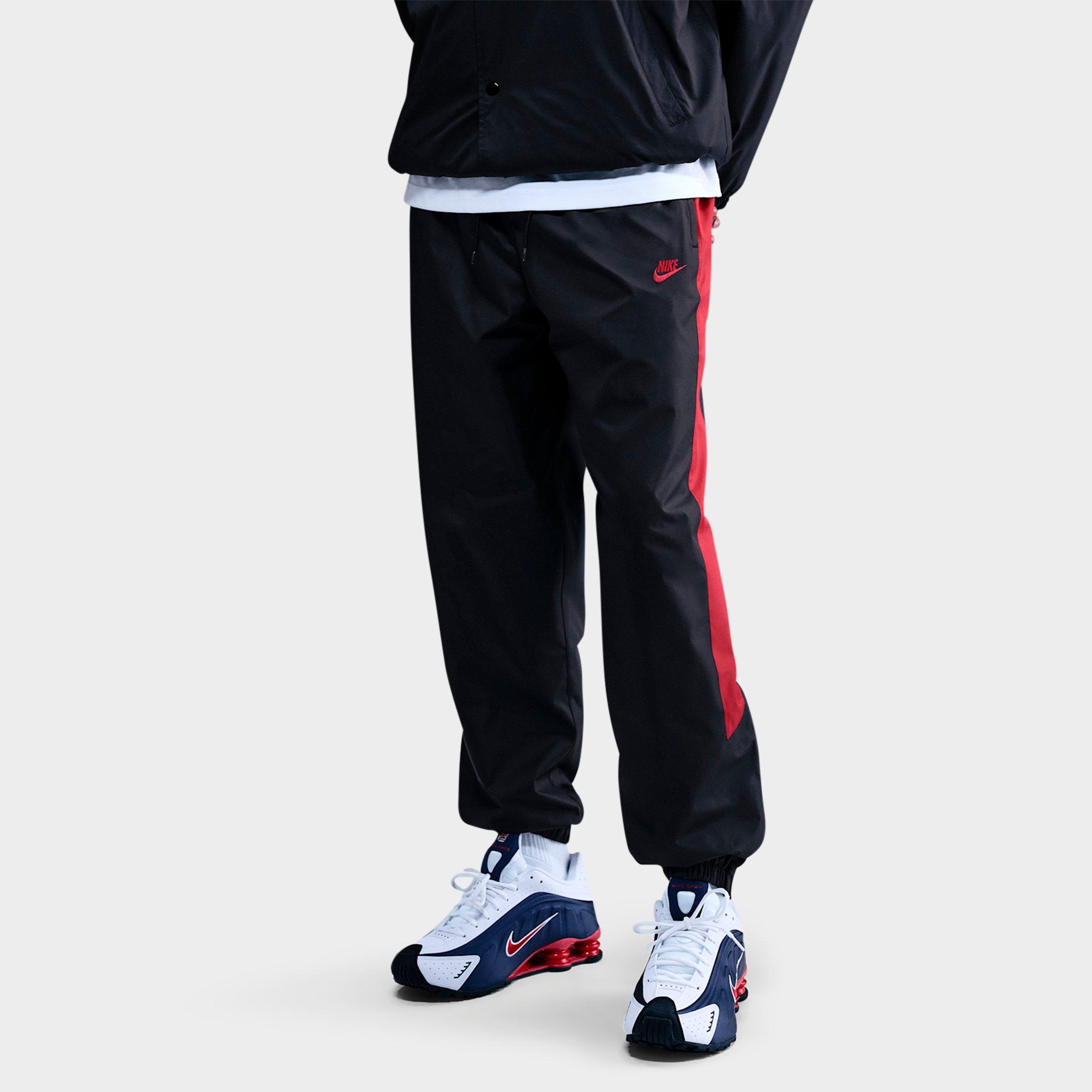 Click here for Nike Mens Windrunner Lined Pants in Black/Team Cri... prices