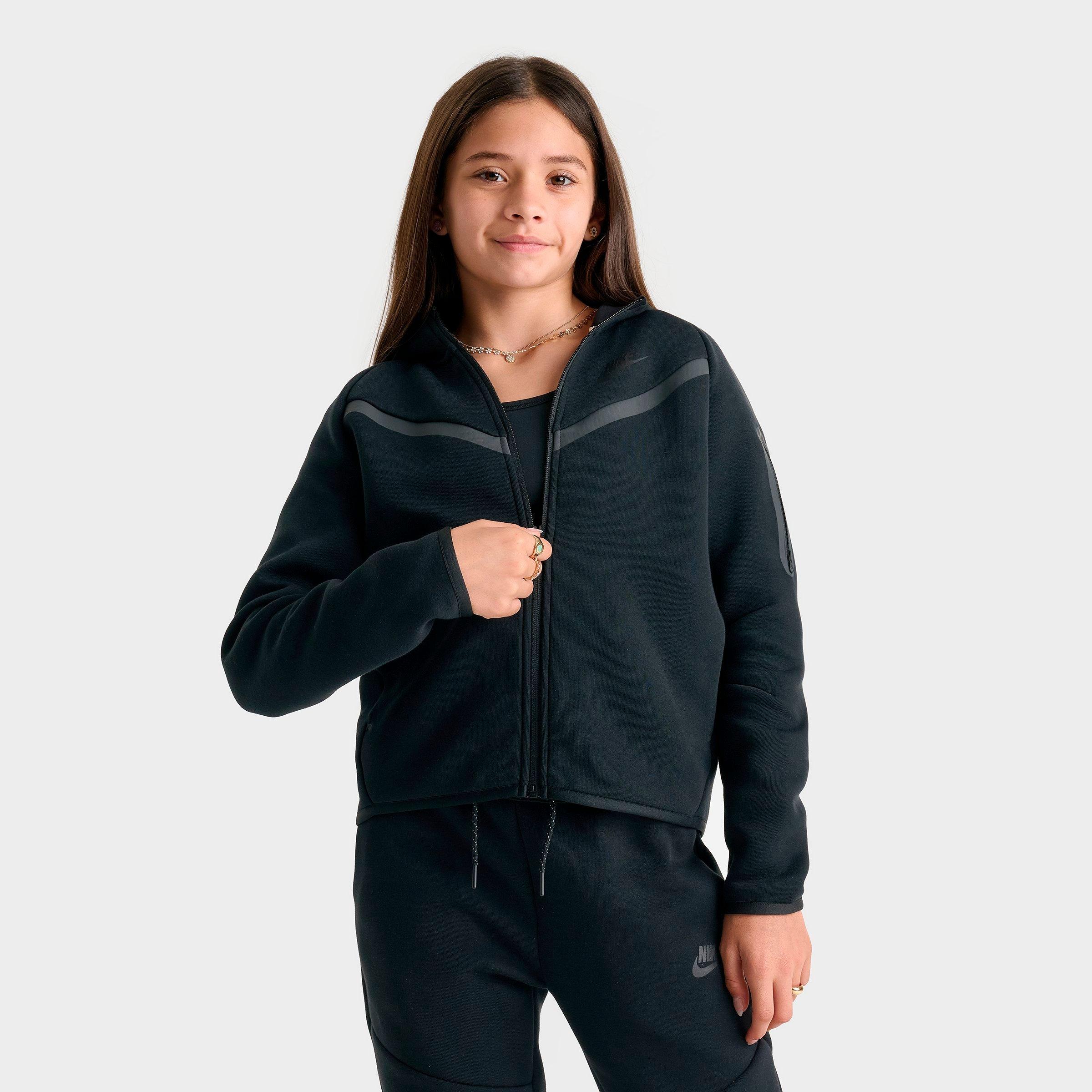 Click here for Nike Girls 7-16 Tech Fleece Long-Sleeve Full-Zip H... prices