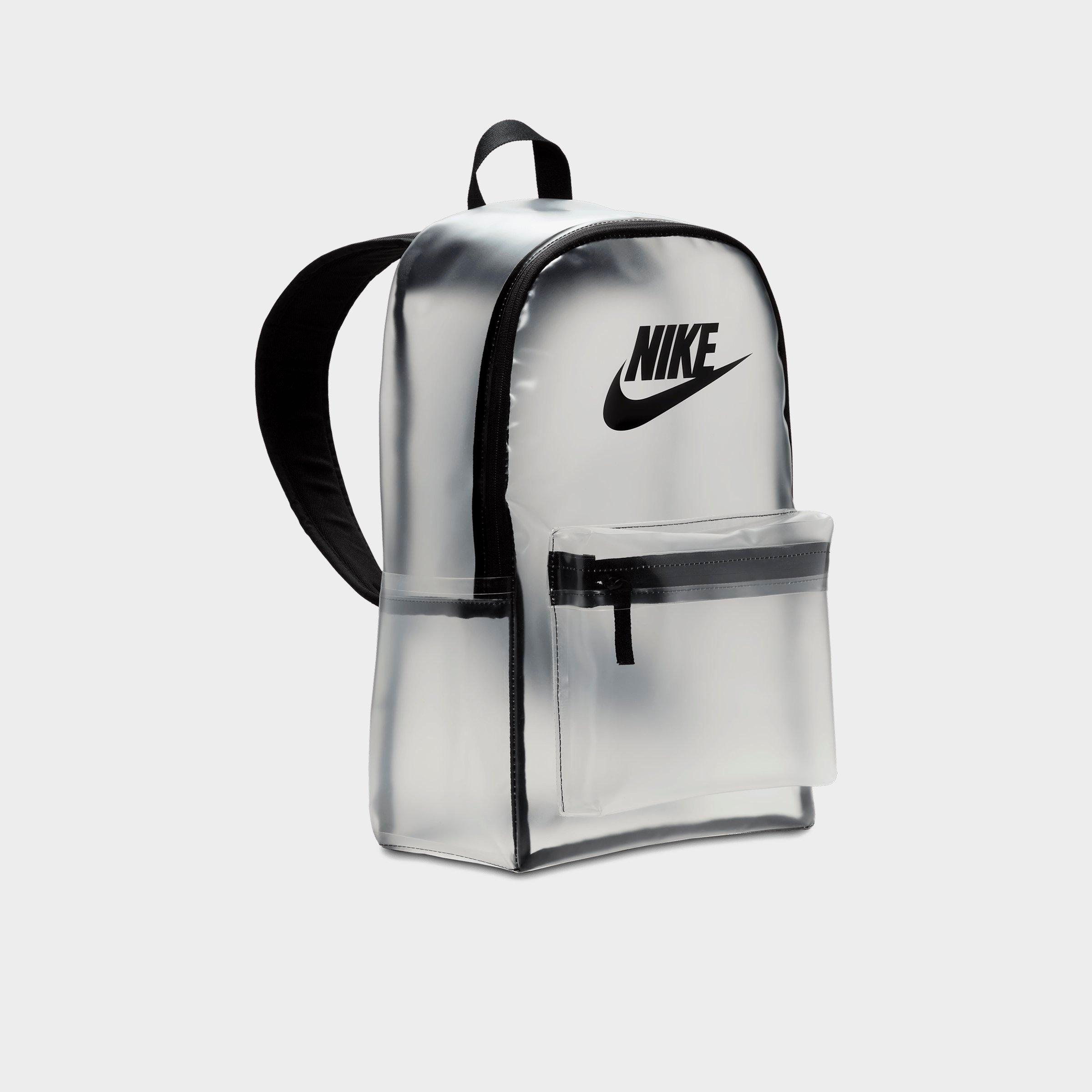 Click here for Nike Heritage Crystal Backpack (25L) in Clear/Blac... prices