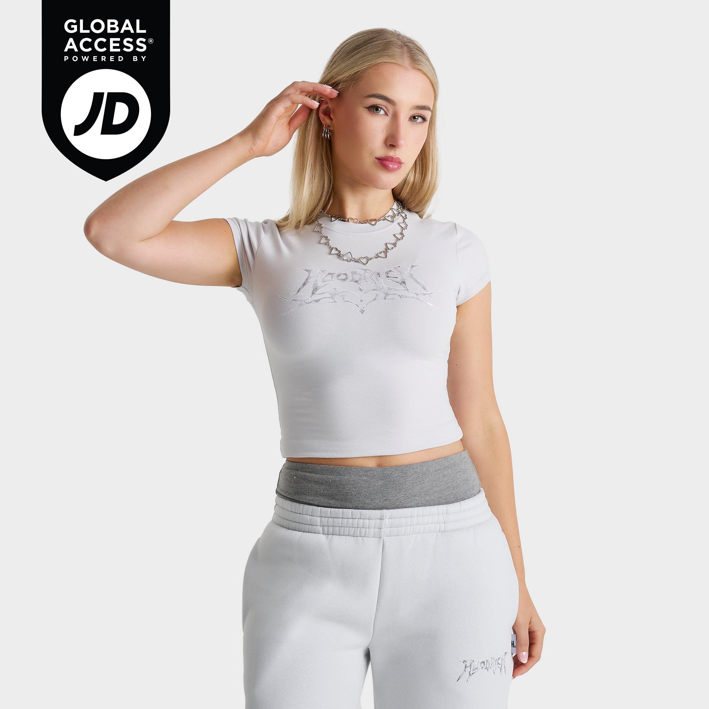 Click here for Hoodrich Womens Spark Fitted T-Shirt in Grey Dawn/... prices