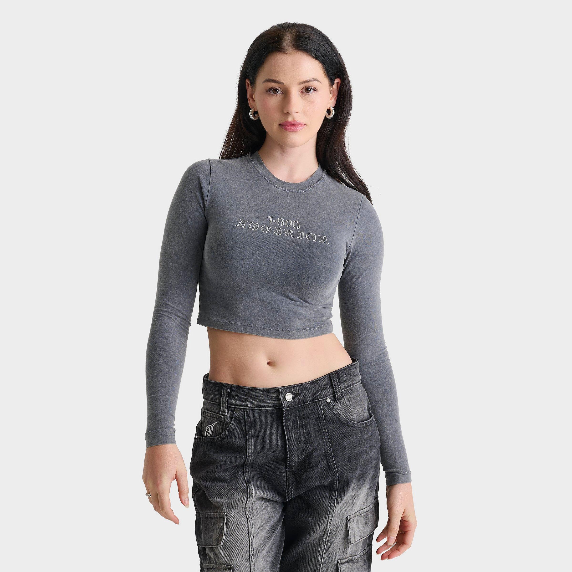 Click here for Hoodrich Womens 1800 Rhinestone Long-Sleeve T-Shir... prices