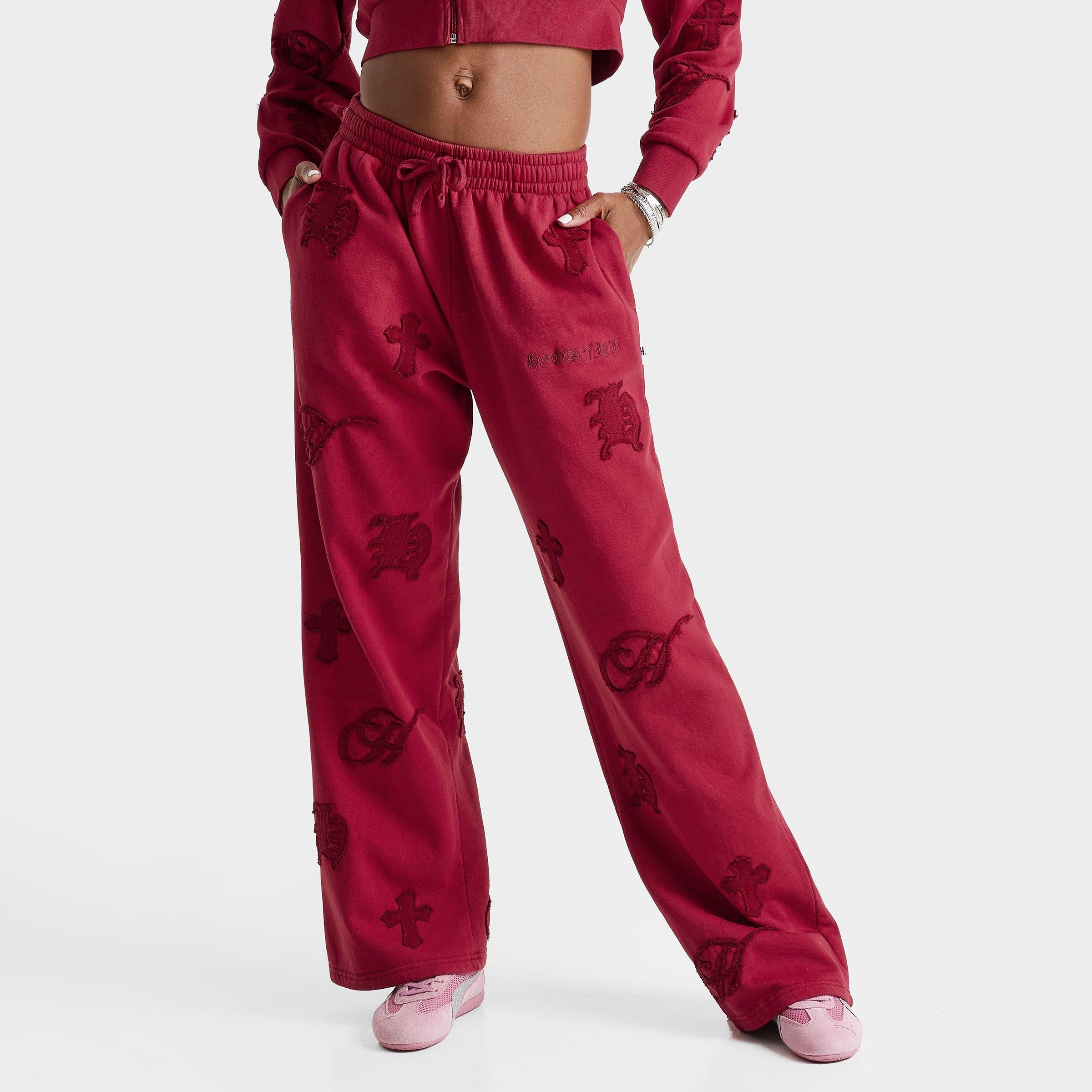 Click here for Hoodrich Womens Mist Track Pants in Red Dahlia Siz... prices