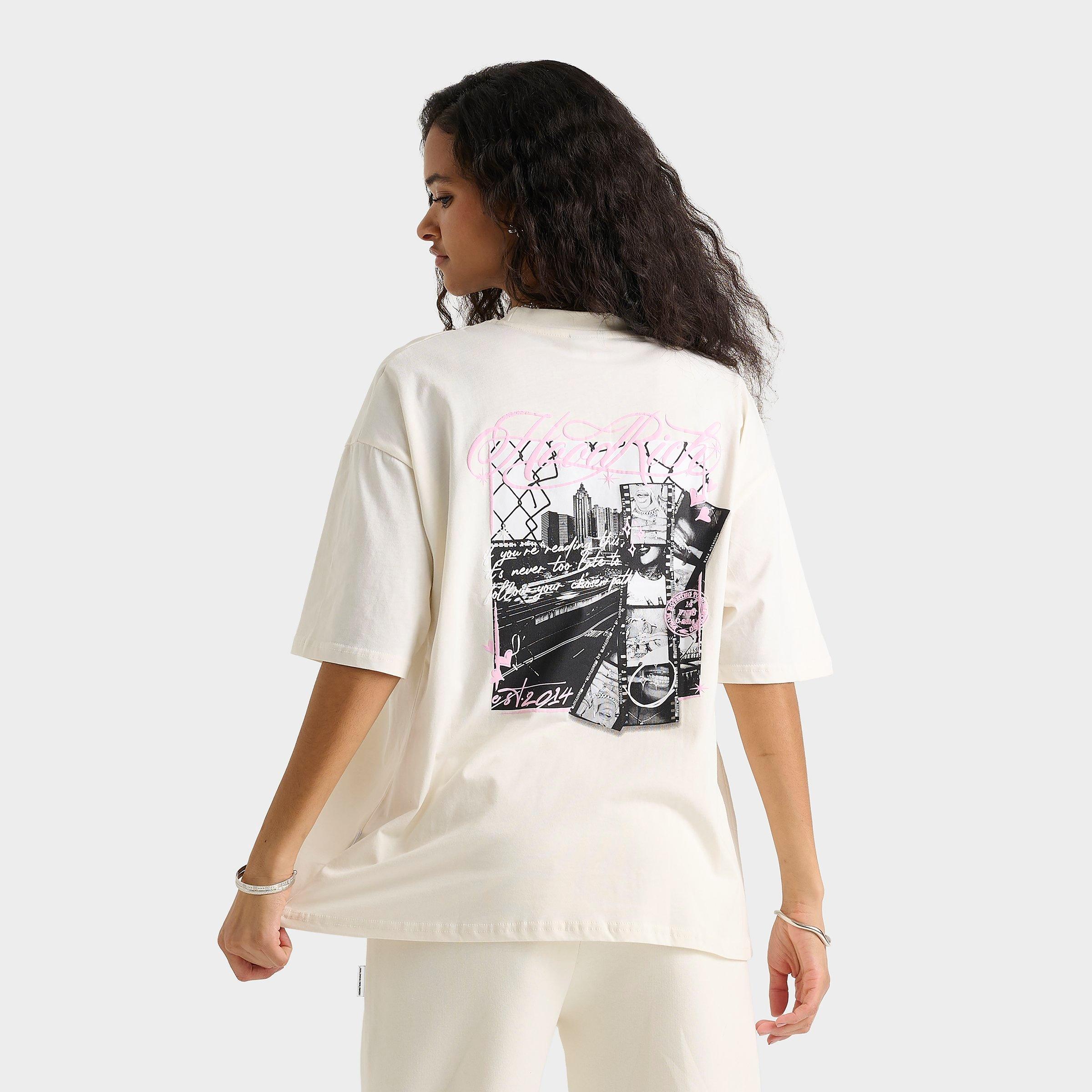 Click here for Hoodrich Womens Vision Oversized T-Shirt in Blanc... prices