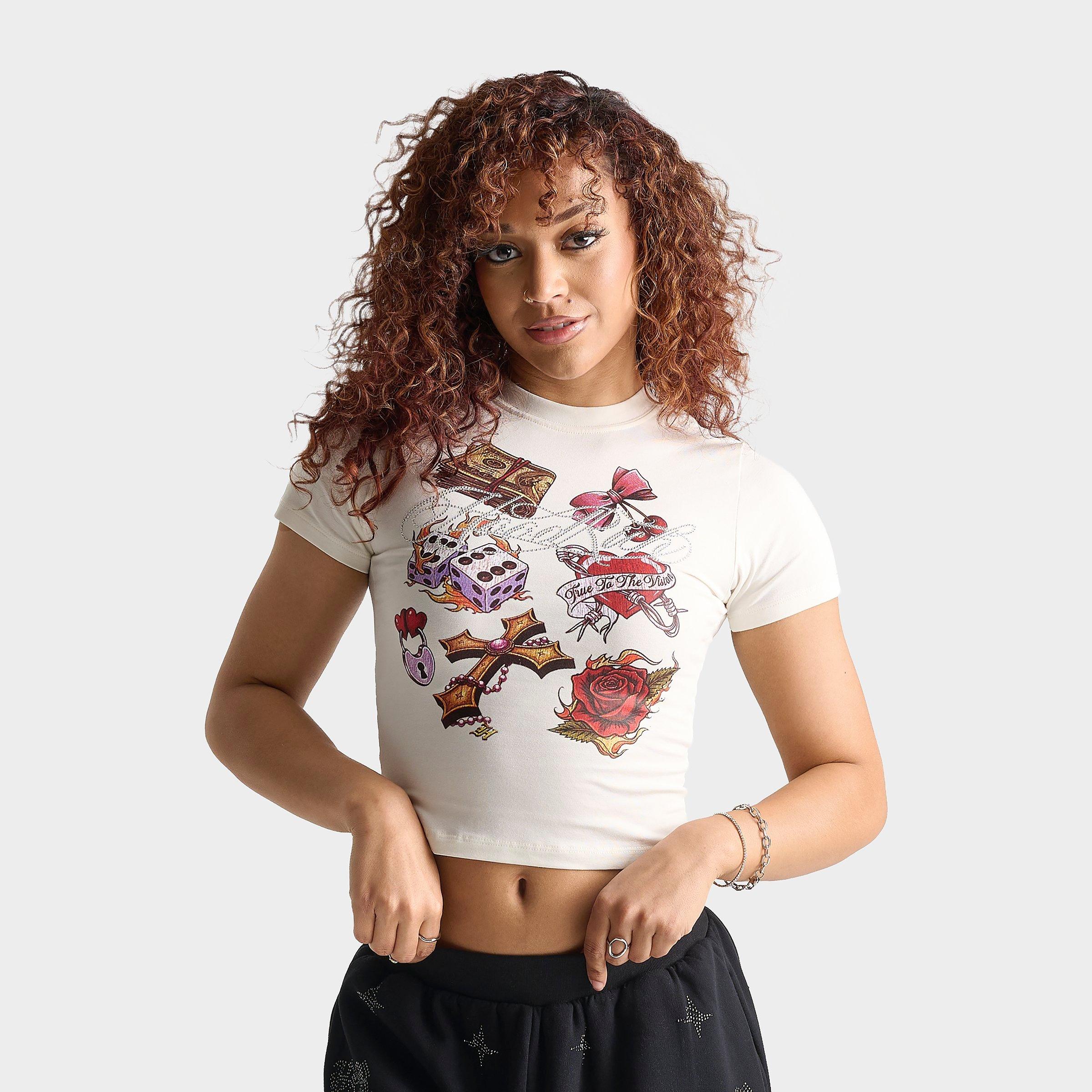 Click here for Hoodrich Womens Axel Fitted T-Shirt in White Alyss... prices