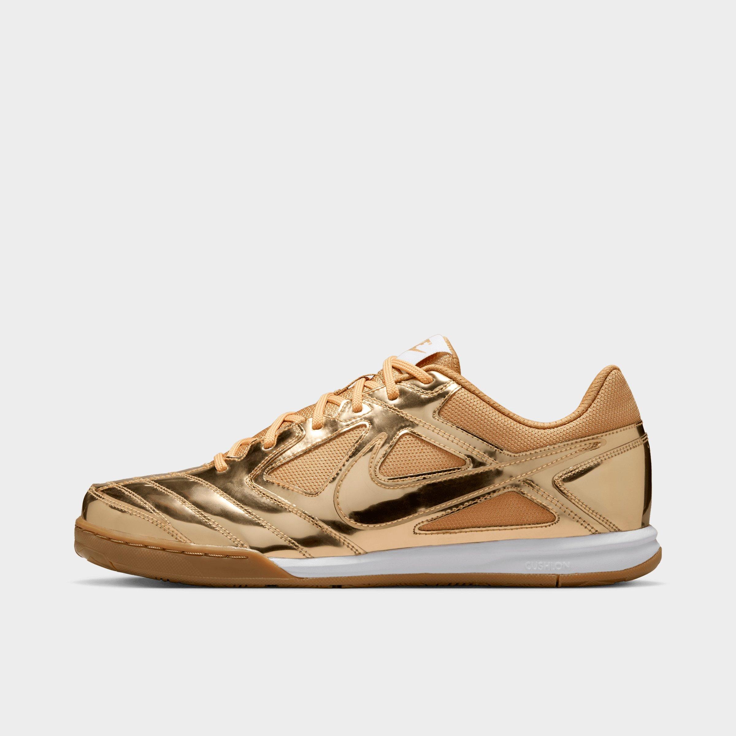Click here for Nike Mens Gato LV8 Casual Shoes in Metallic Gold/W... prices