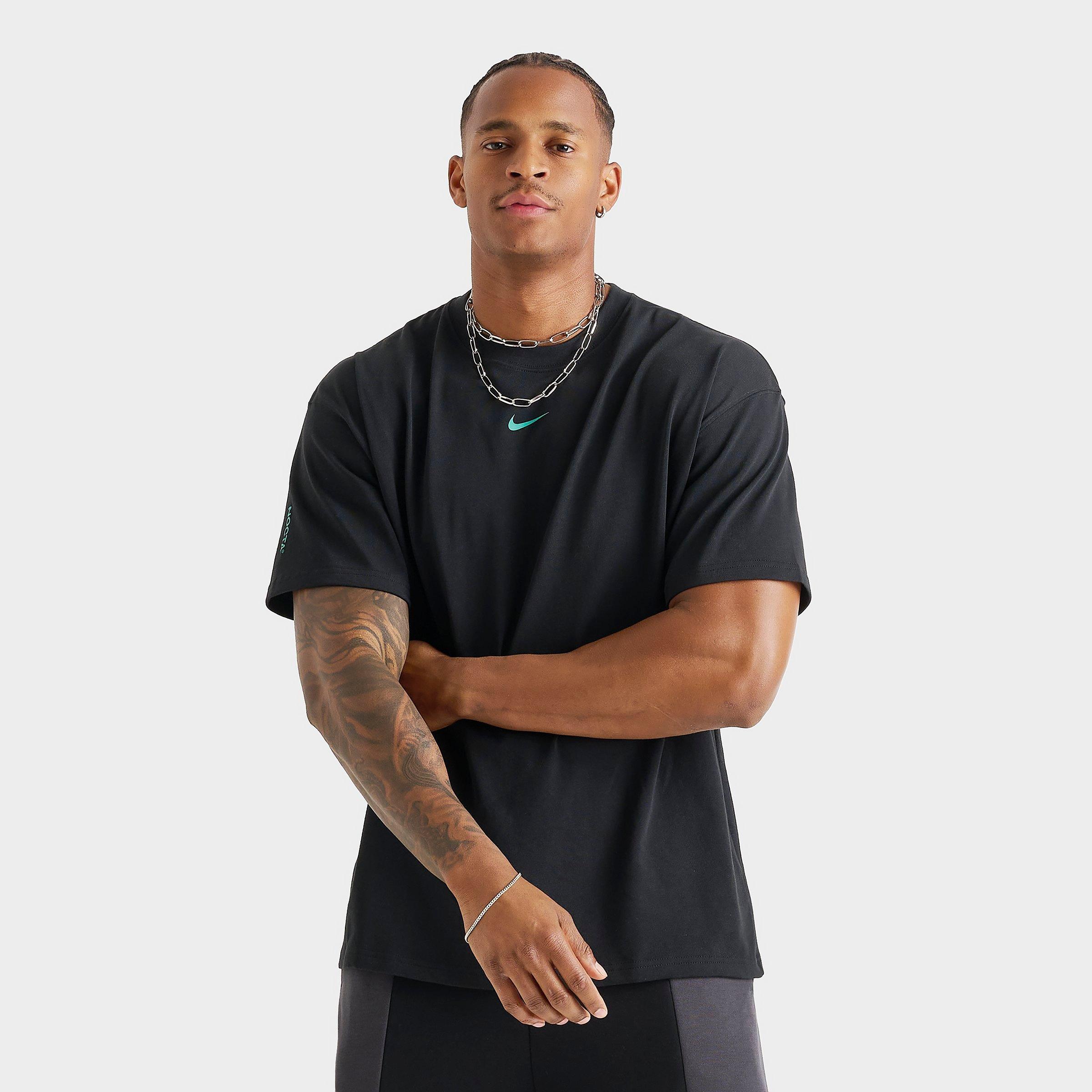 Click here for Nike Mens NOCTA NRG 2 T-Shirt in Black/Neptune Gre... prices
