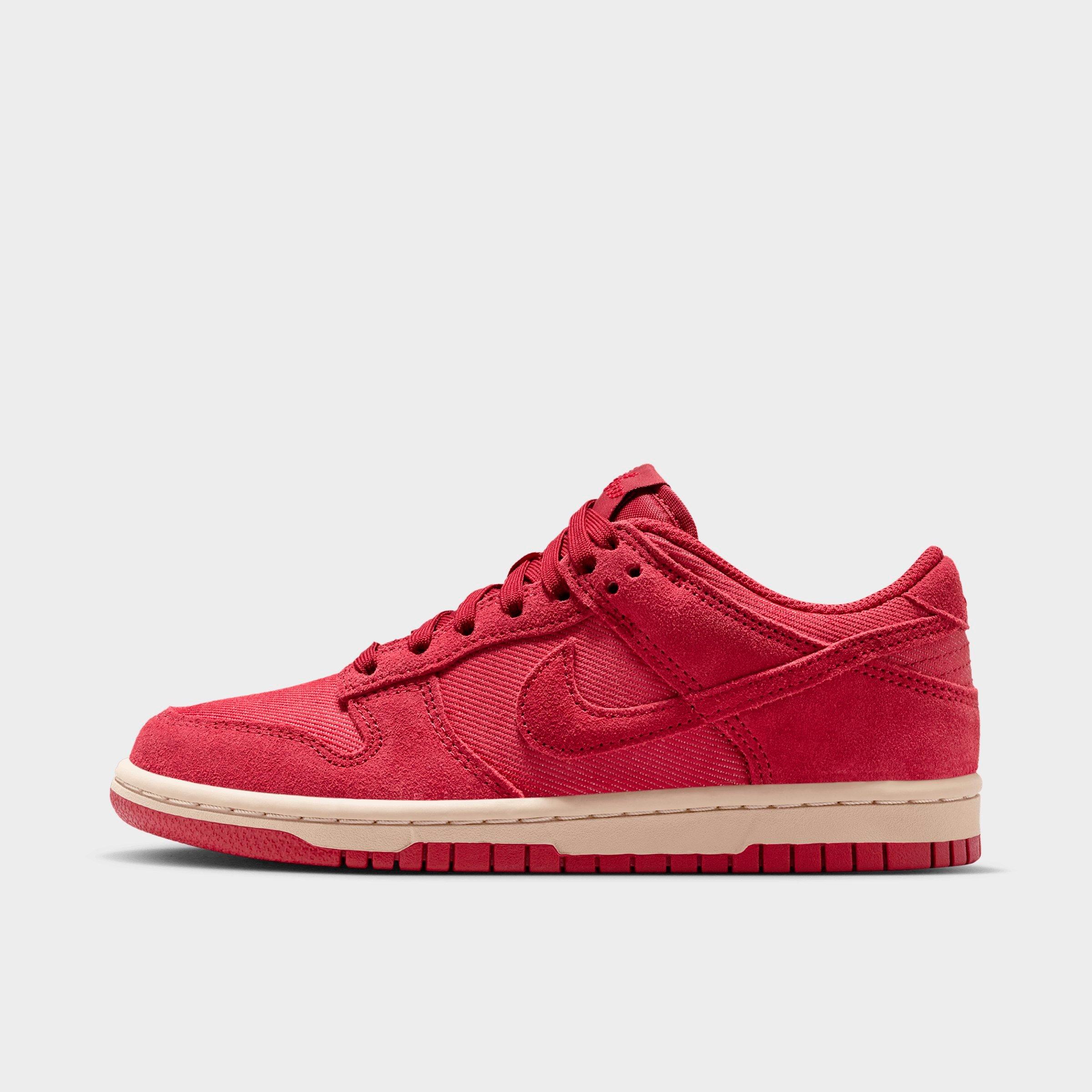 Click here for Nike Big Kids Dunk Low SE Casual Shoes in Team Cri... prices