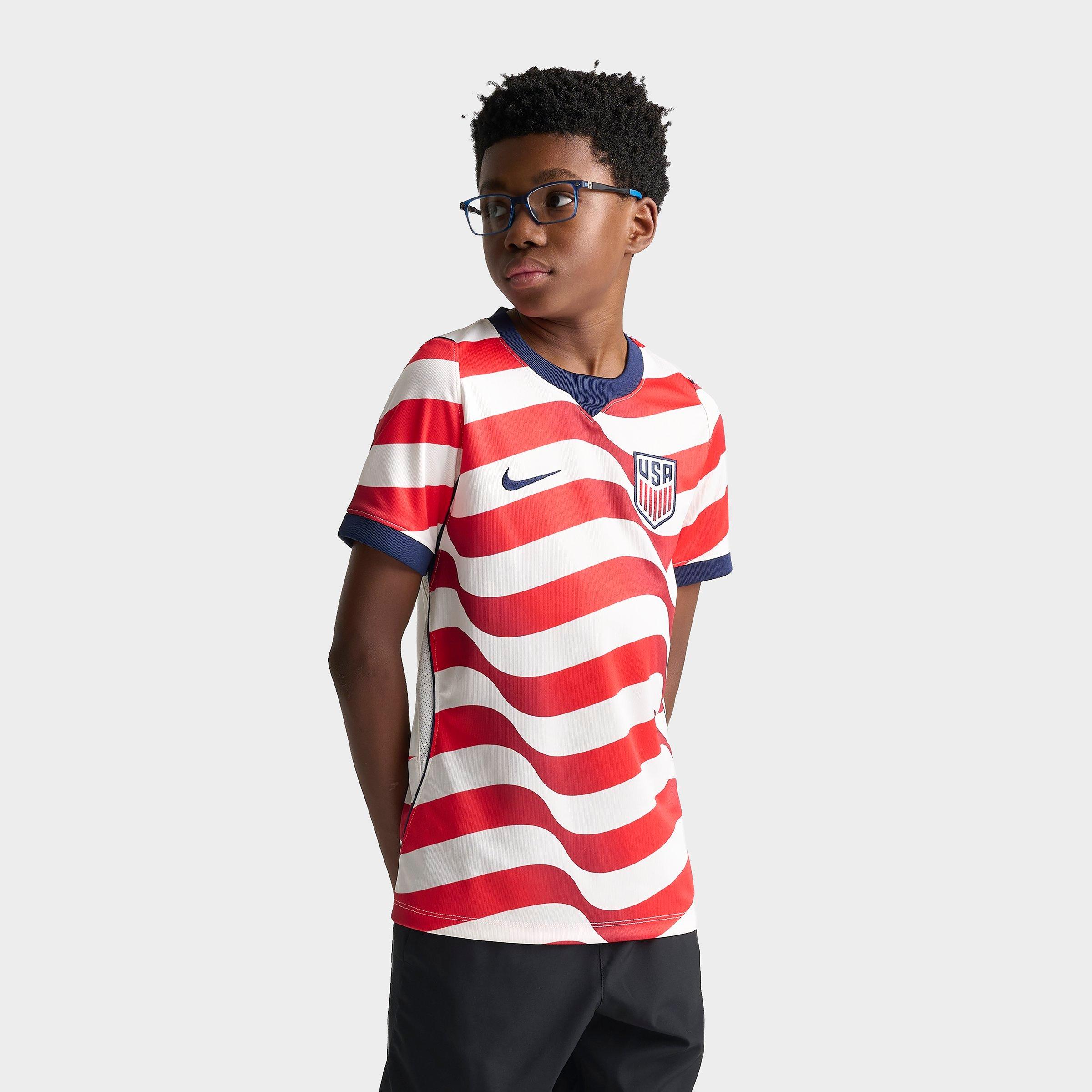 Click here for Nike Big Kids USA 26 Stadium Home Dri-FIT Replica... prices