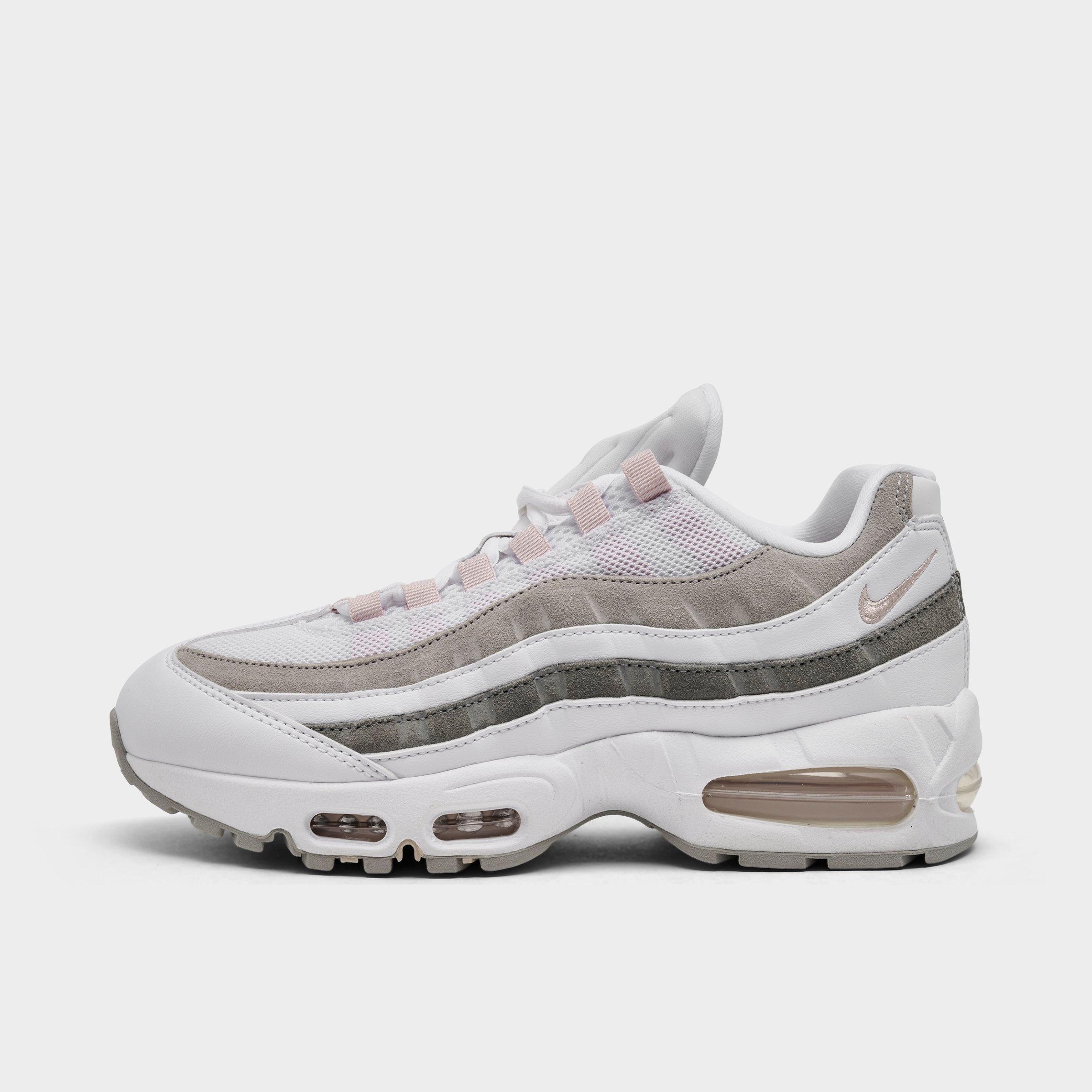 Click here for Nike Womens Air Max 95 Casual Shoes in White/Silt... prices