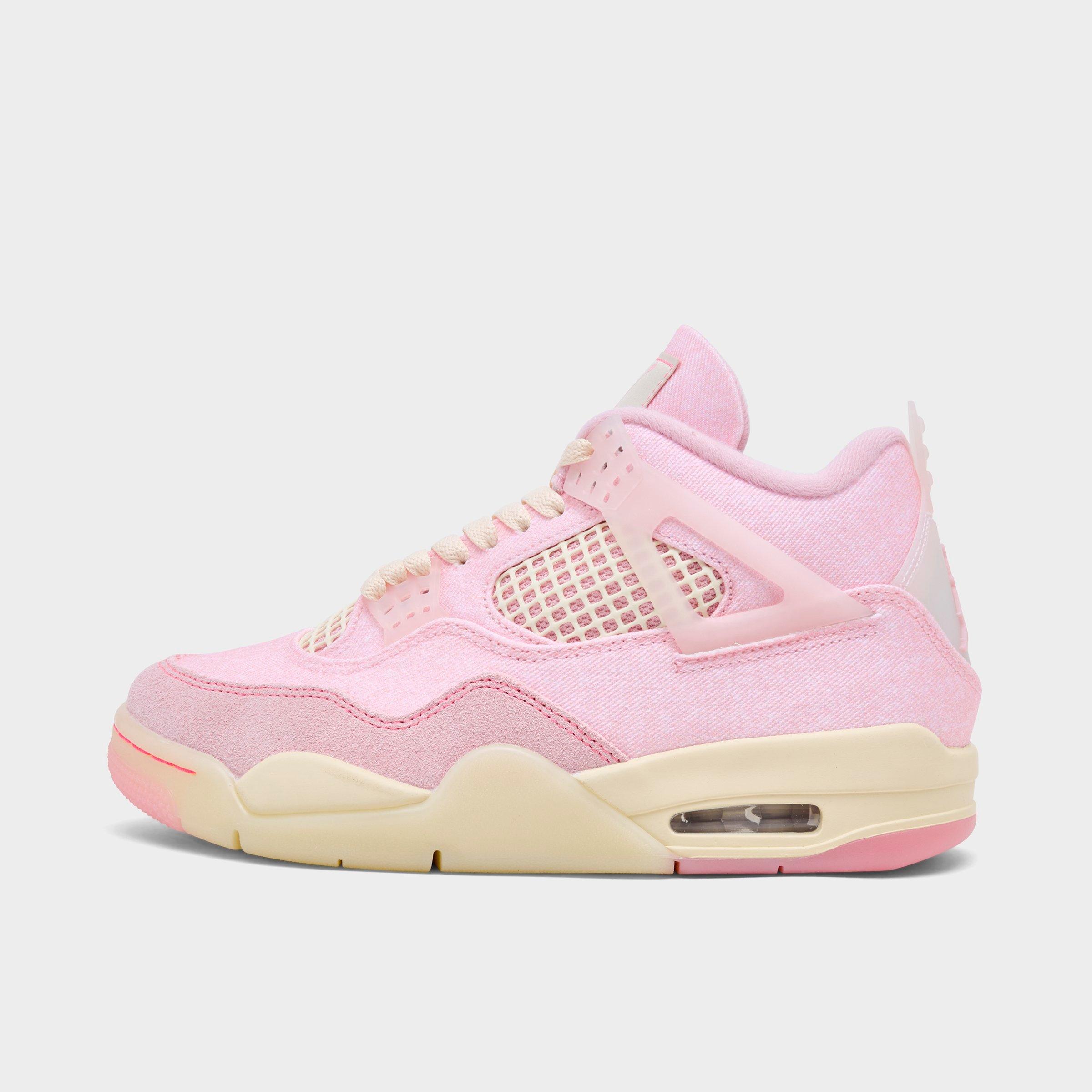 Click here for Jordan Womens Air Retro 4 Textile Casual Shoes in... prices