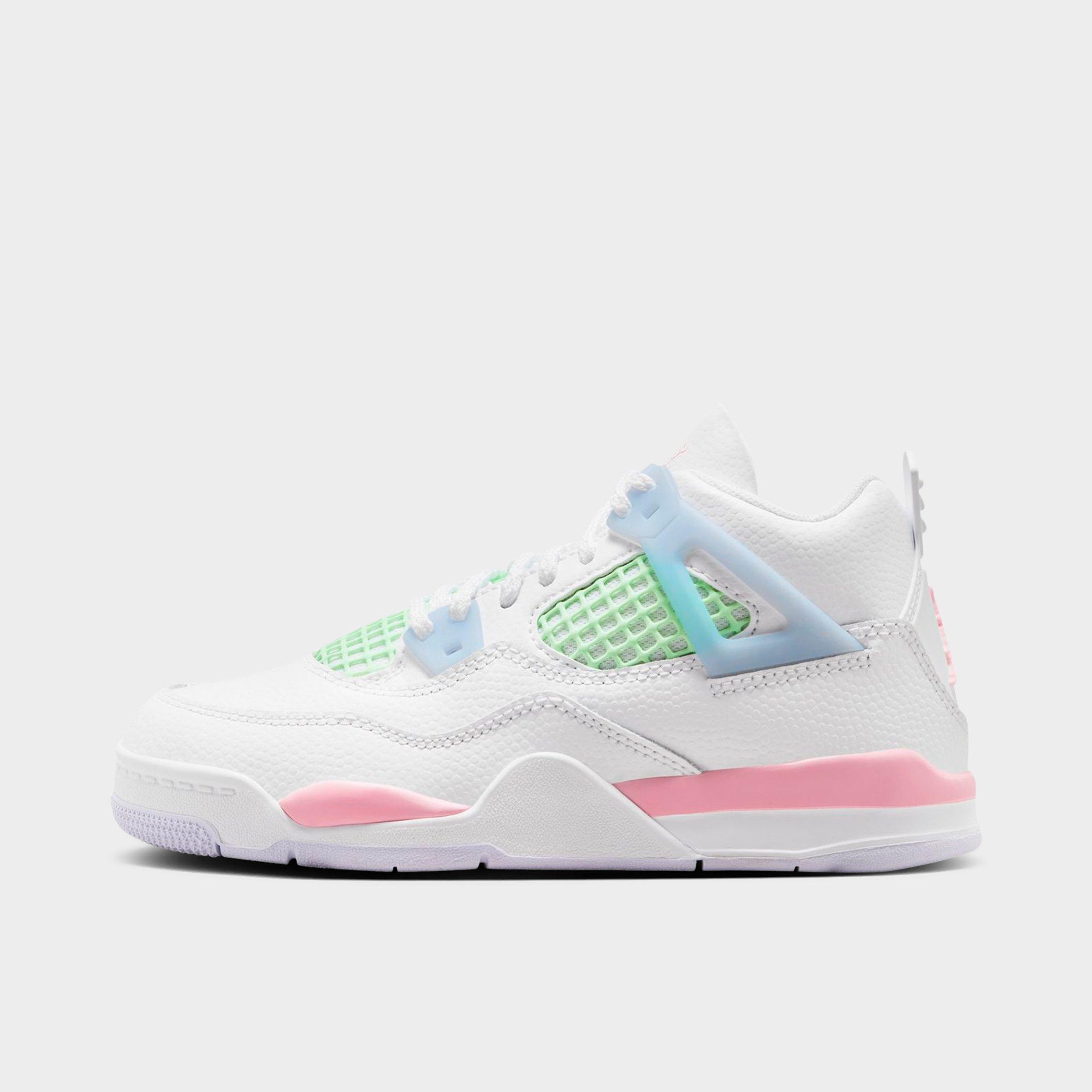 Click here for Jordan Girls Little Kids Air Retro 4 Basketball Sh... prices