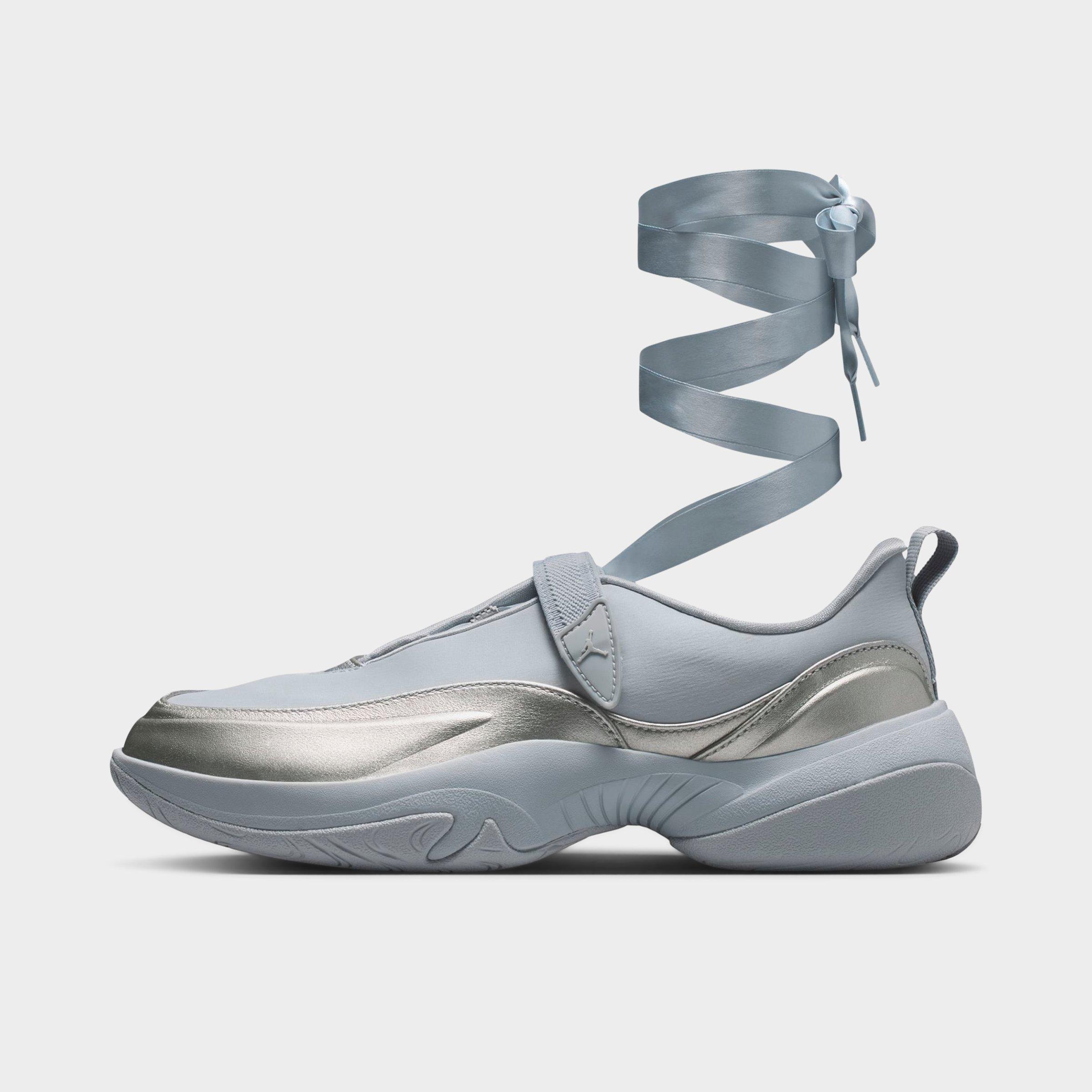 Click here for Jordan Womens Pointe Casual Shoes in mtlc silver/p... prices