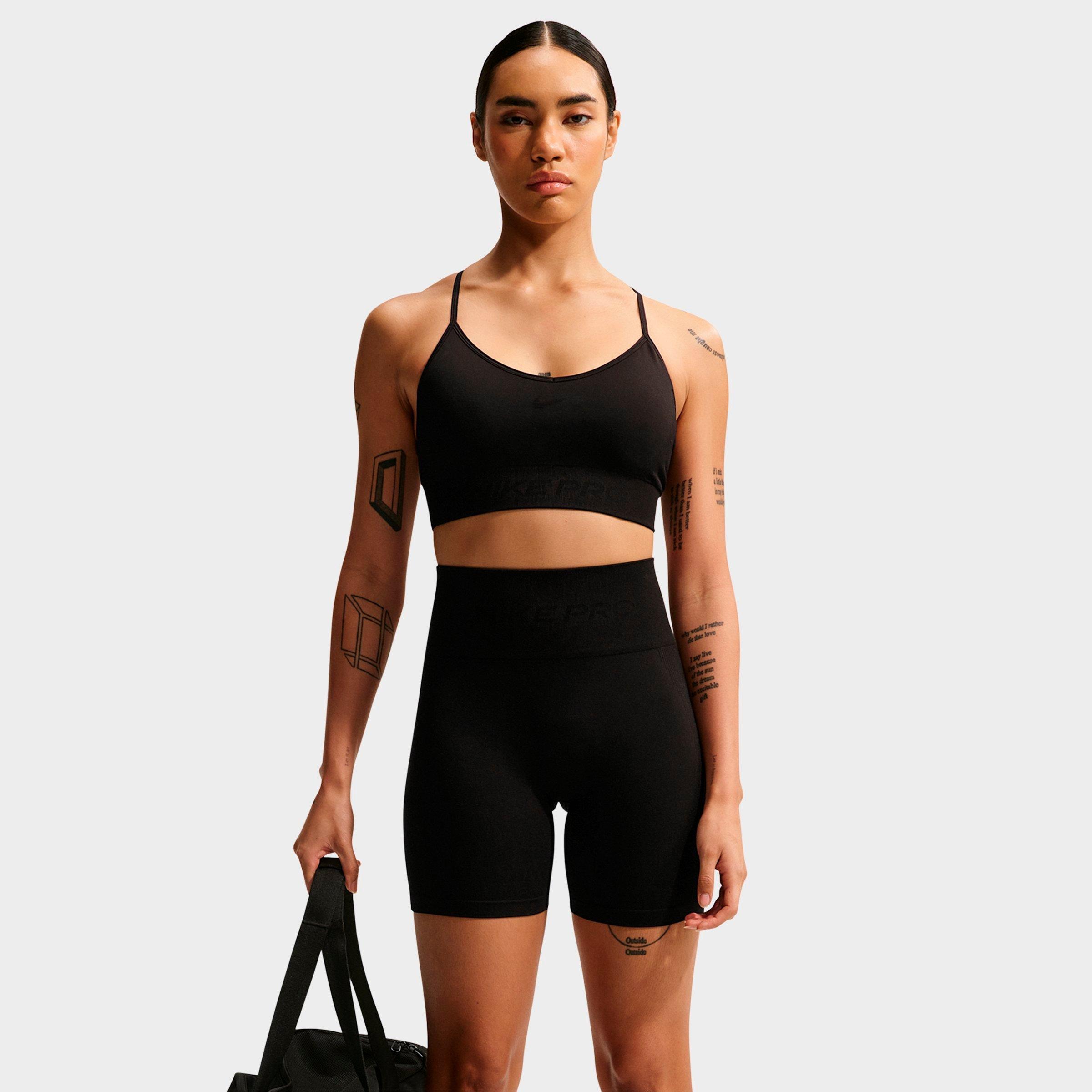 Click here for Nike Womens Pro Seamless Light-Support Padded Spor... prices