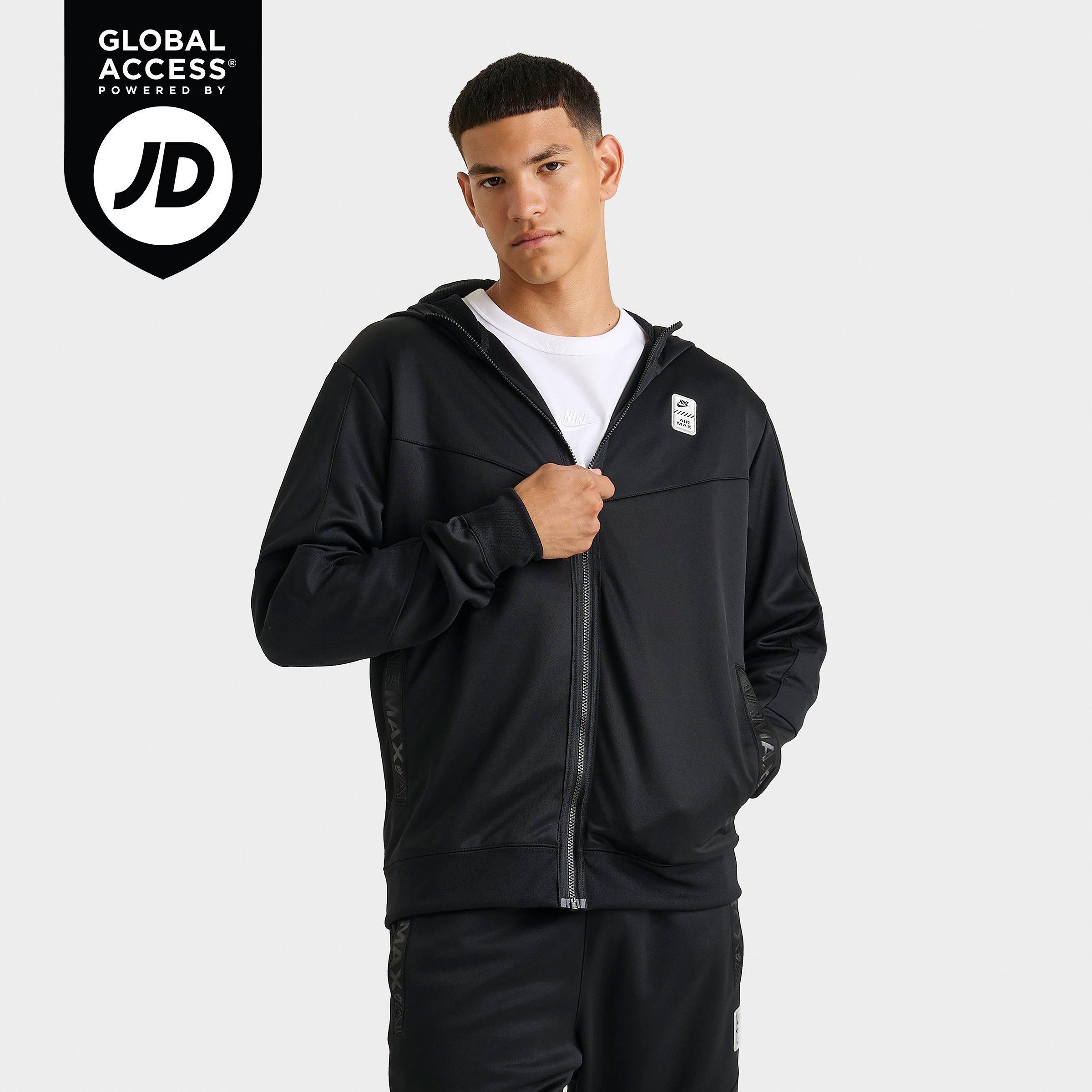 Click here for Nike Mens Air Max PK Full-Zip Hoodie in Black Size... prices