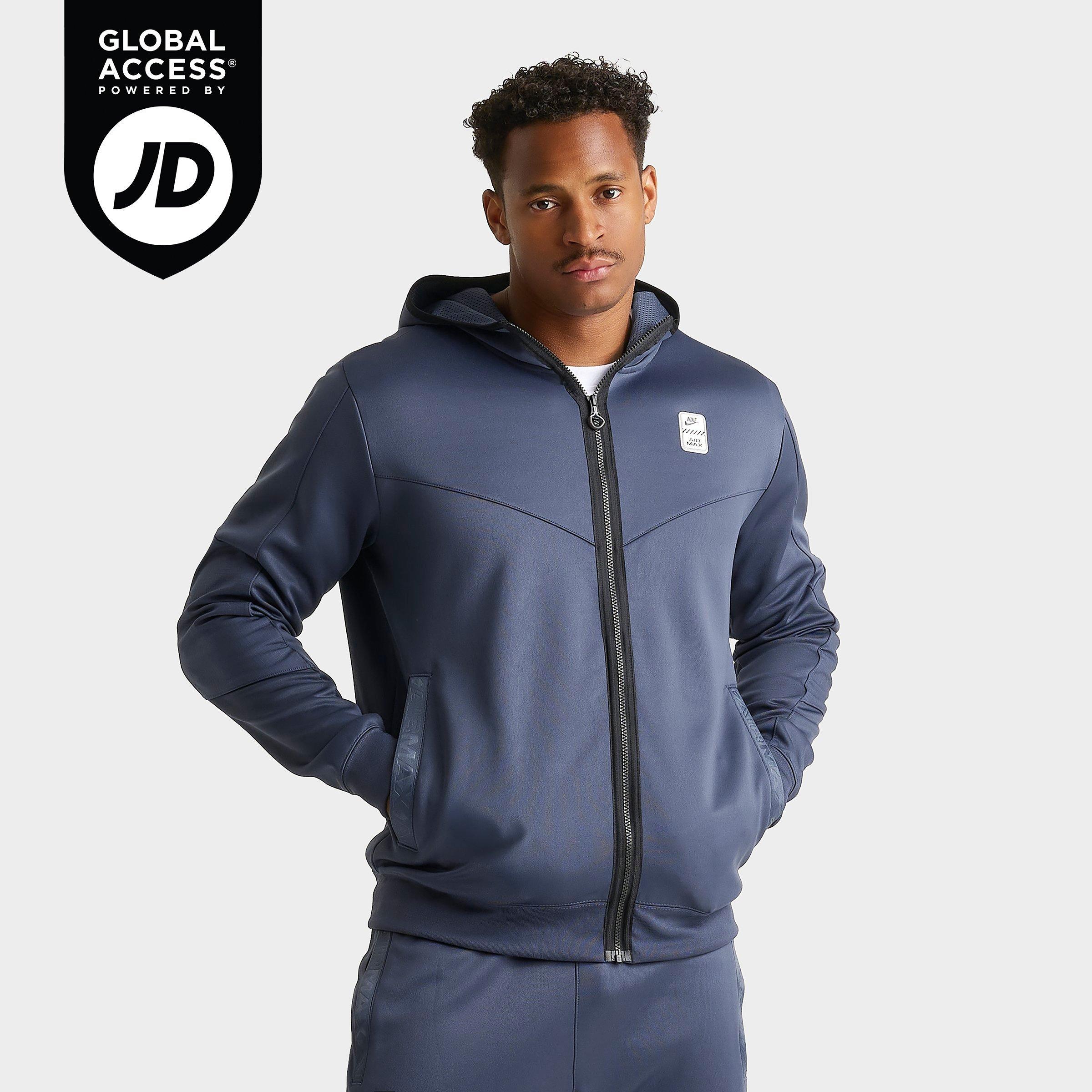 Click here for Nike Mens Air Max PK Full-Zip Hoodie in Thunder Bl... prices