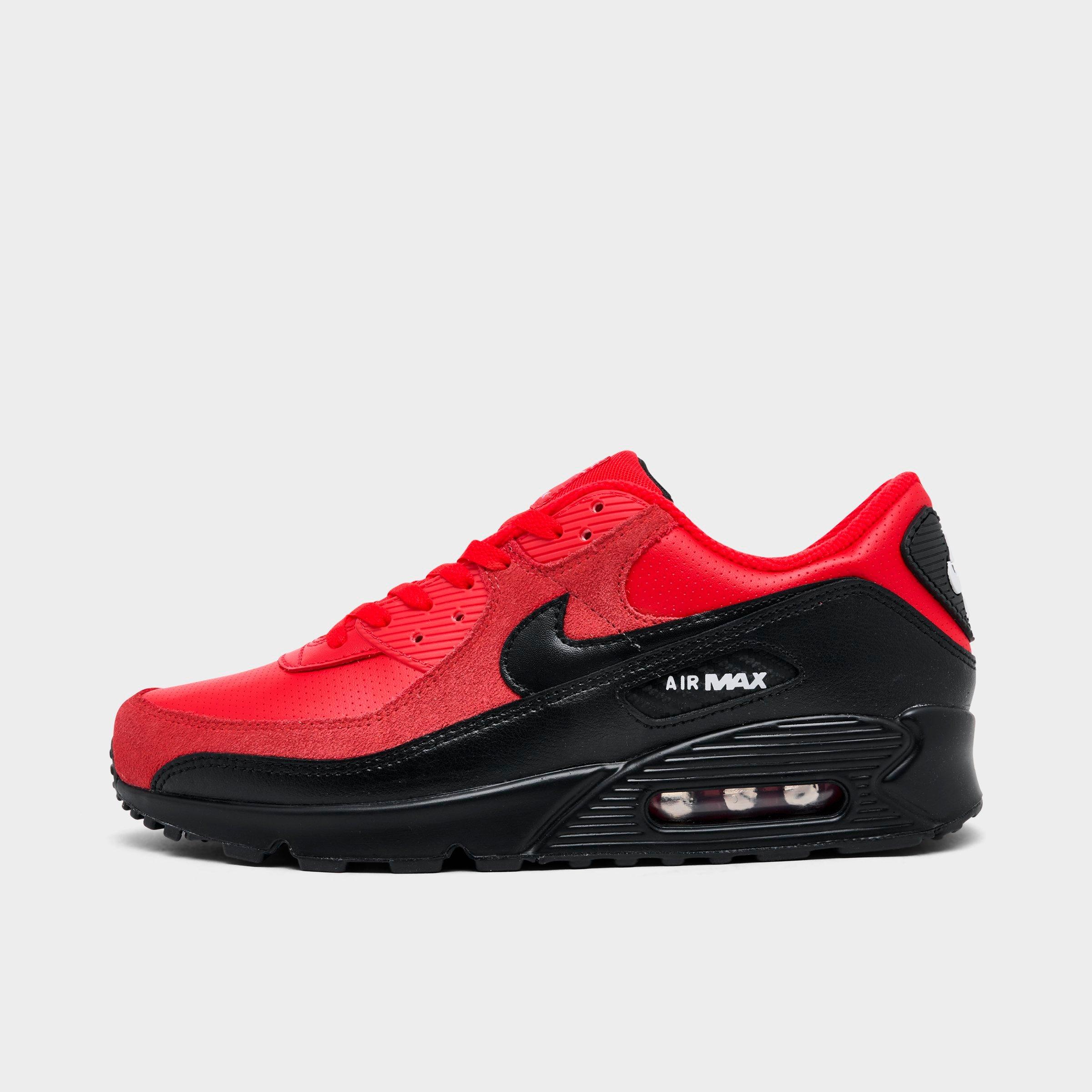 Click here for Nike Mens Air Max 90 Casual Shoes in Speed Red/Bla... prices