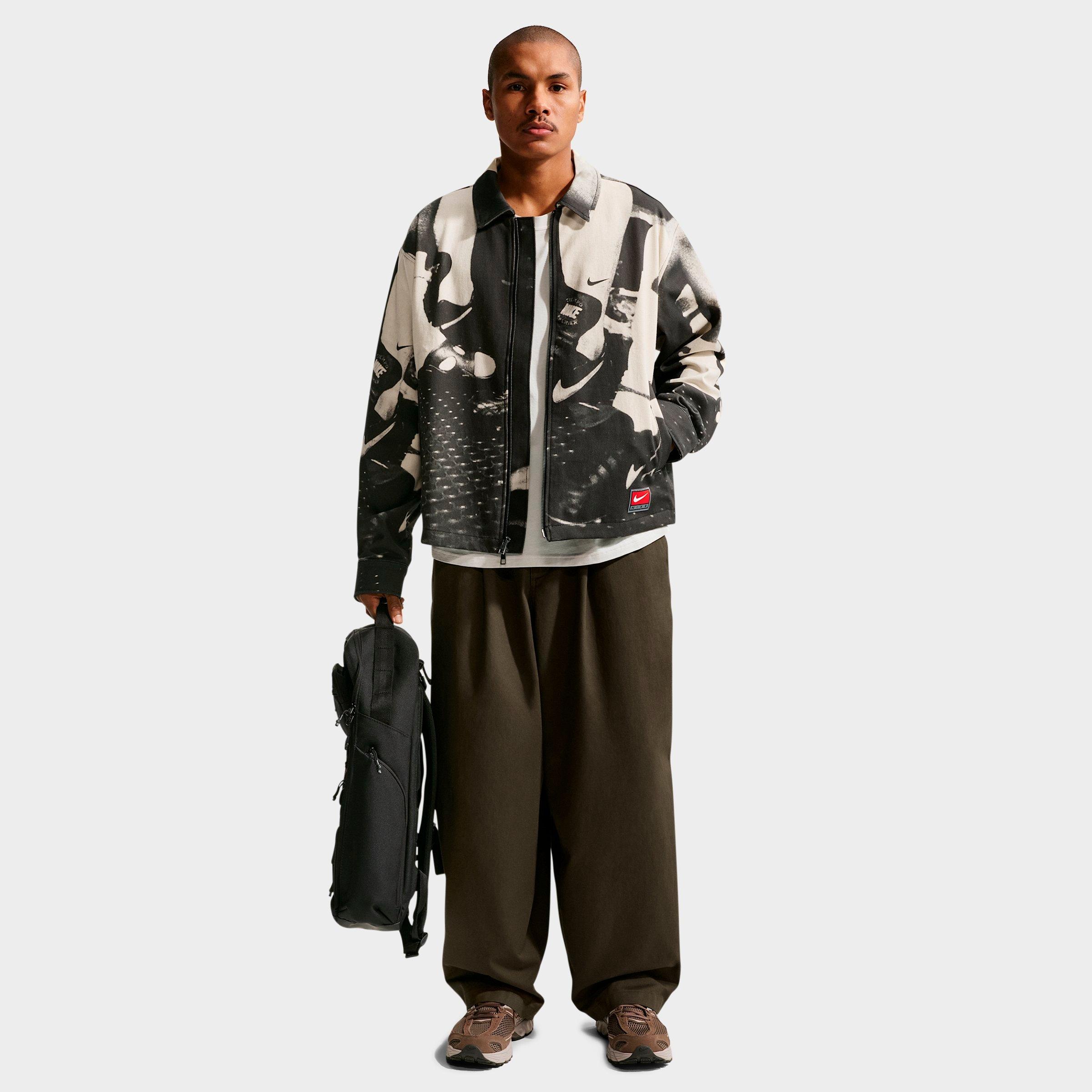 Click here for Nike Mens Life Field Sport Jacket in Black/White S... prices